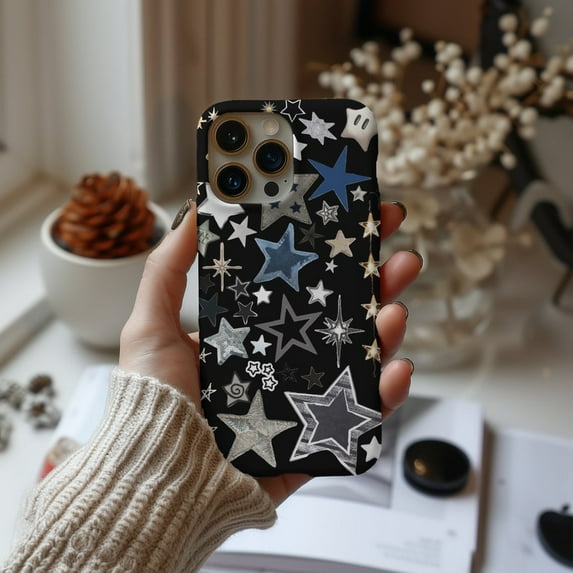 Coquette Star Girl Dark Aesthetic Phone Case for iPhone 11 12 13 14 15 ...