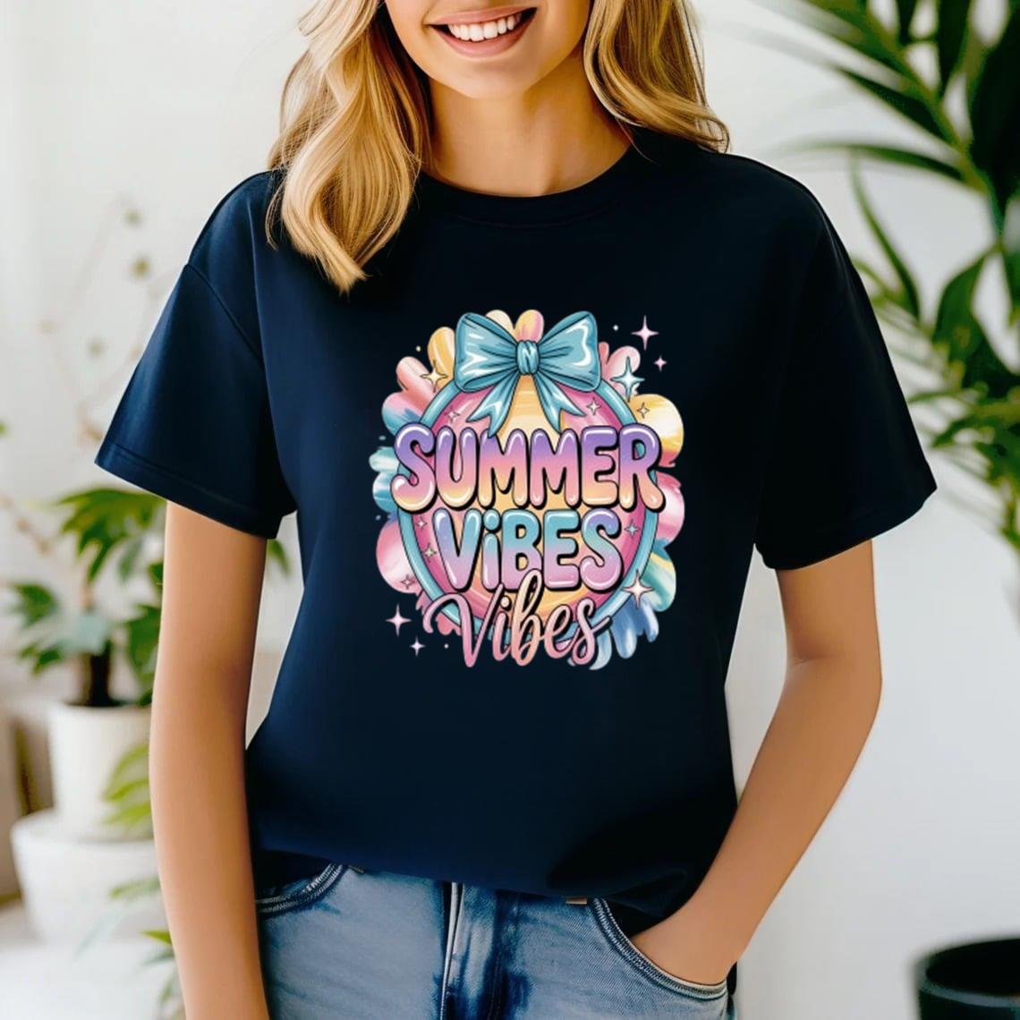 Coquette Summer Vibes Aesthetic Tropical Soft Style Unisex T-shirt, for ...