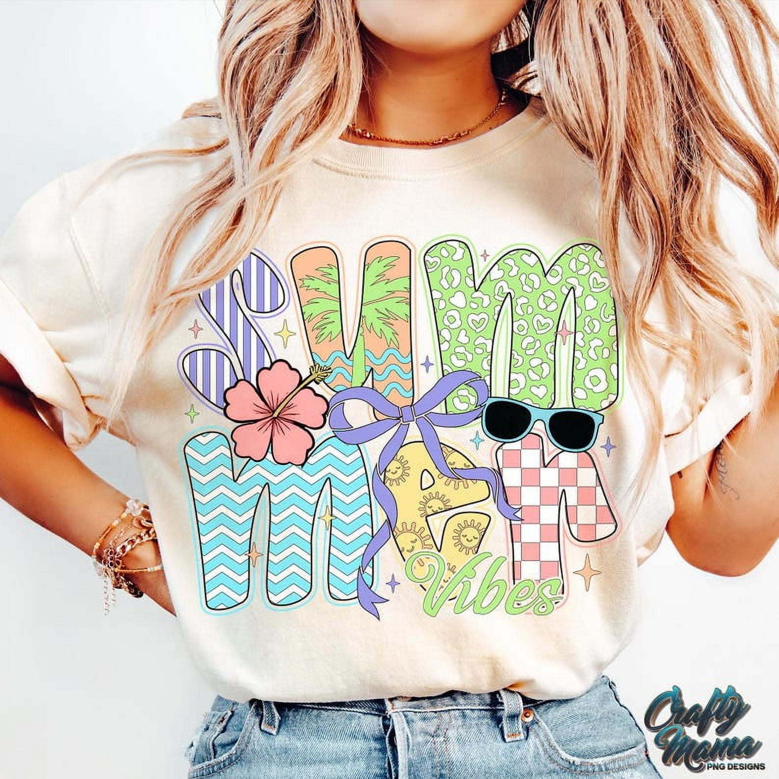 Coquette Summer Vibes T-Shirt, Preppy Retro Beach Shirt, Trendy Summer ...