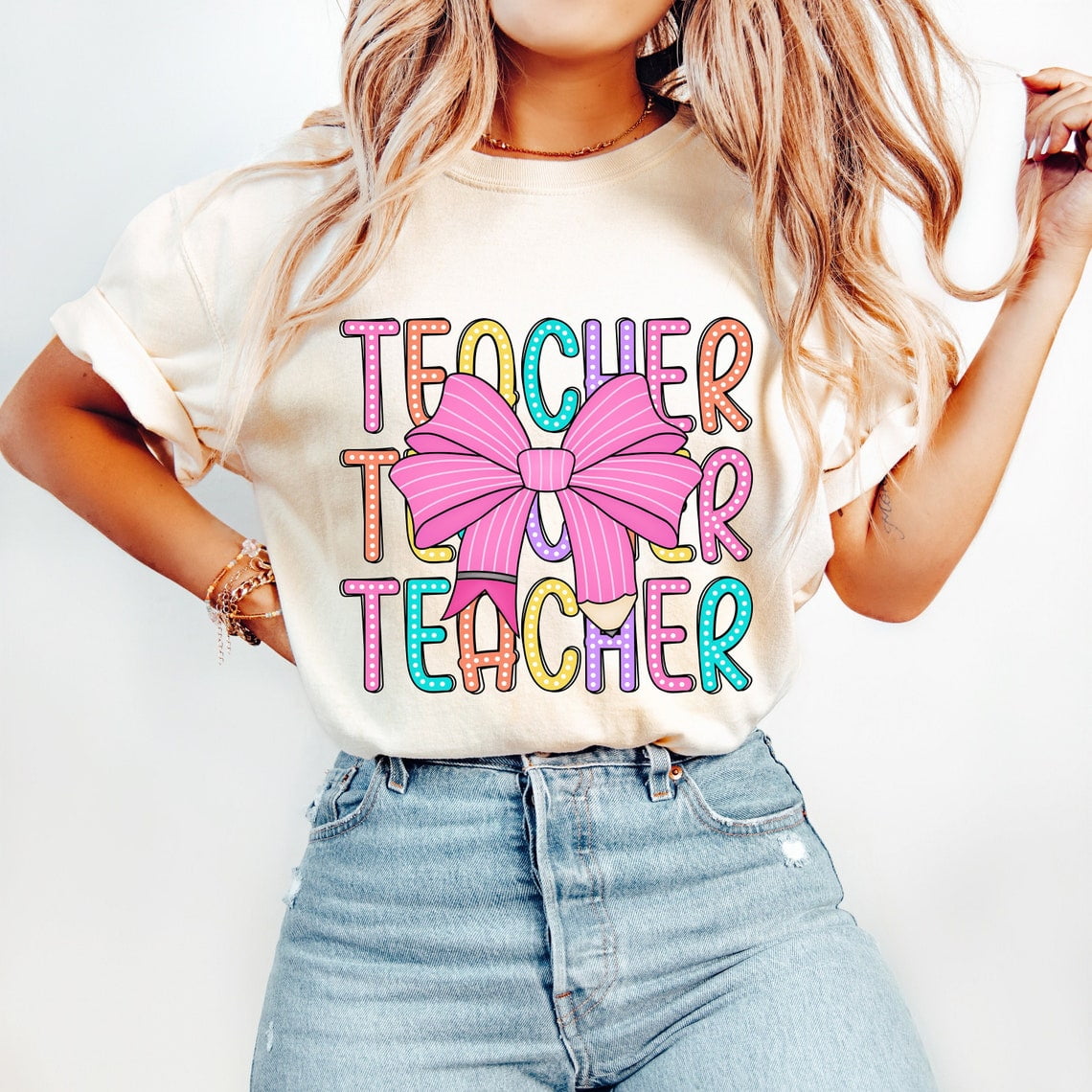 Coquette Teacher , Back to School ,Teacher Appreciation Gift,Bright ...