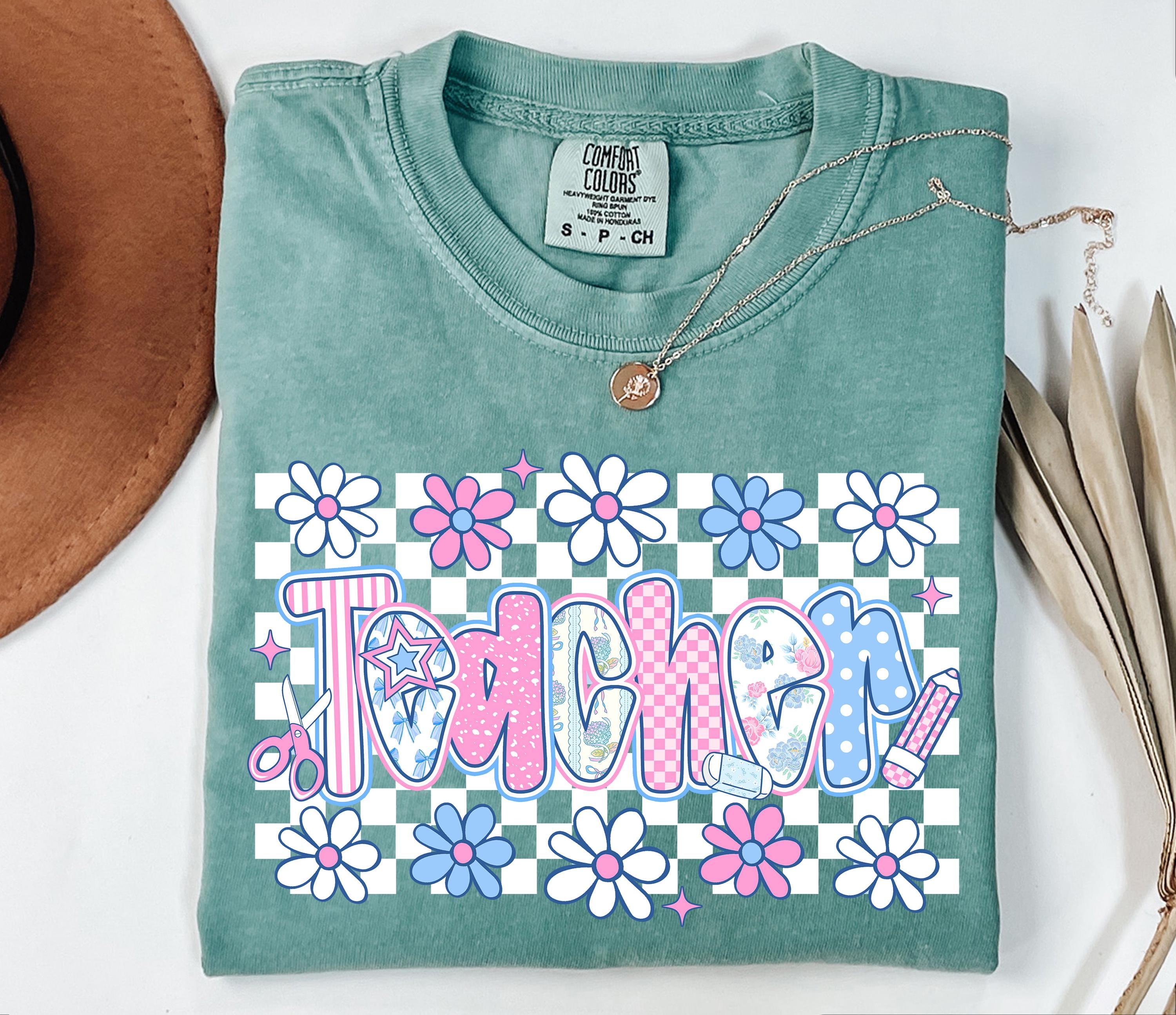 Coquette Teacher T Shirt Preppy Pastel Design Cute Back To School Shirt For Teachers