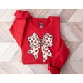 Coquette Valentine's Day Heart Bow Sweatshirt, Retro Valentine Shirt ...