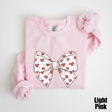 Coquette Valentines Day Heart Bow T-Shirt, Retro Valentine Shirt ...