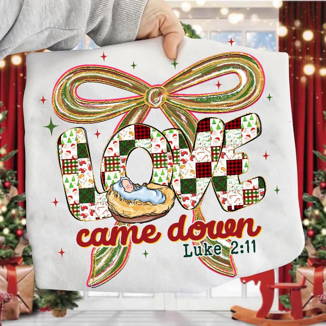 Coquette Winter Holiday, Love Came Down, Baby Jesus, Christian Winter ...