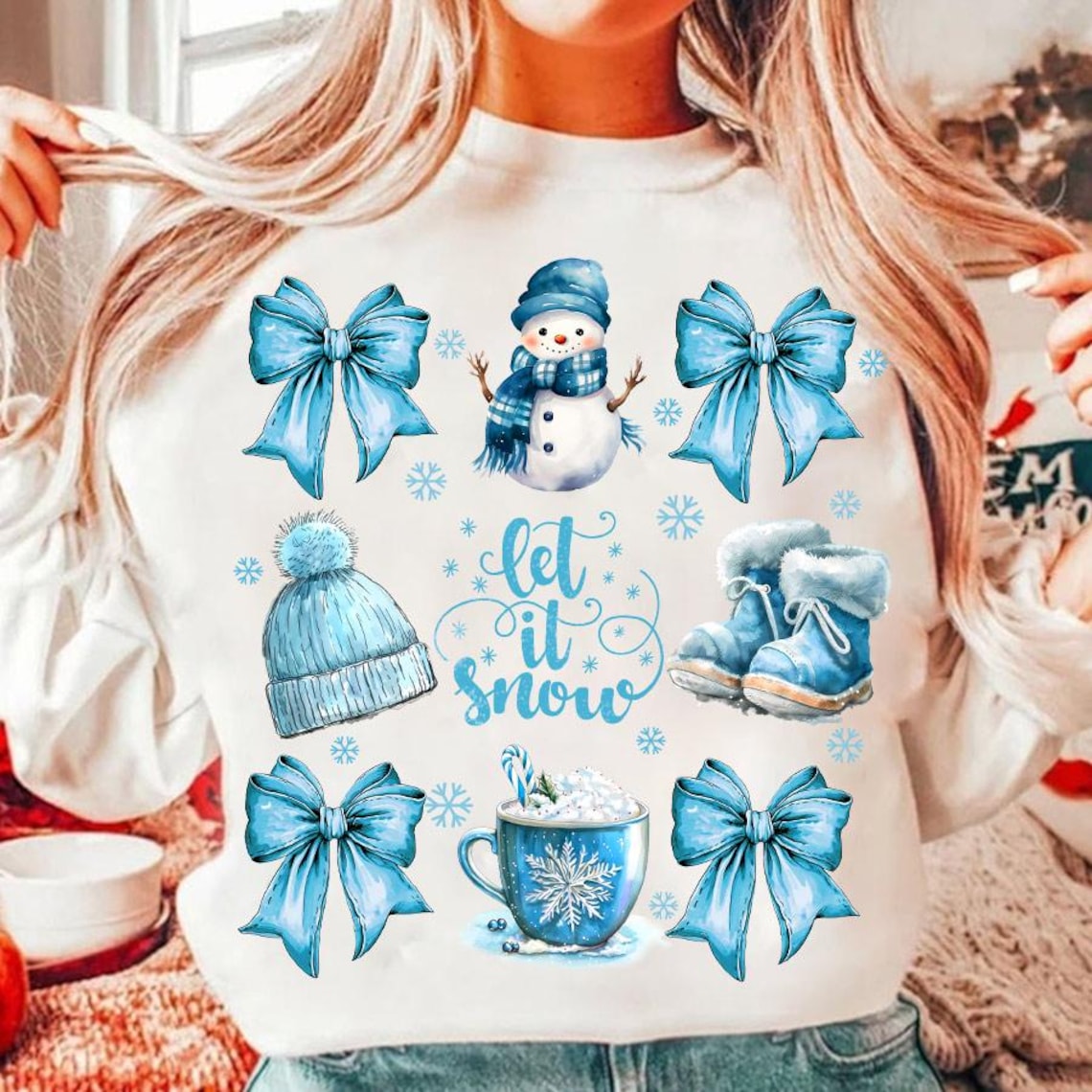 Coquette Winter, Retro Snowman Hot Cocoa ng, Winter Holiday Coquette ...