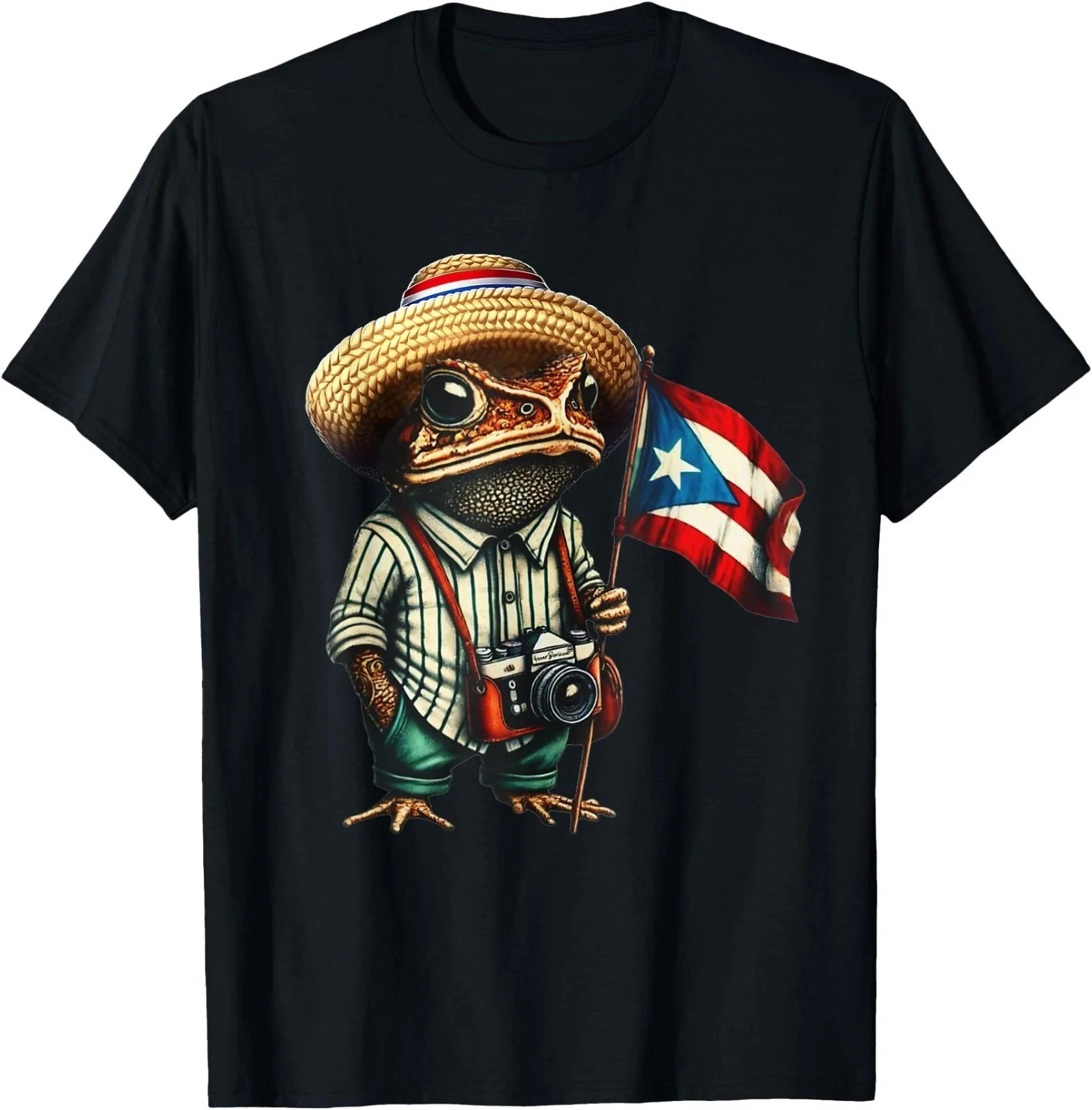 Coqui Frog Puerto Rico Puerto Rican Flag Taino Boricua T-Shirt ...