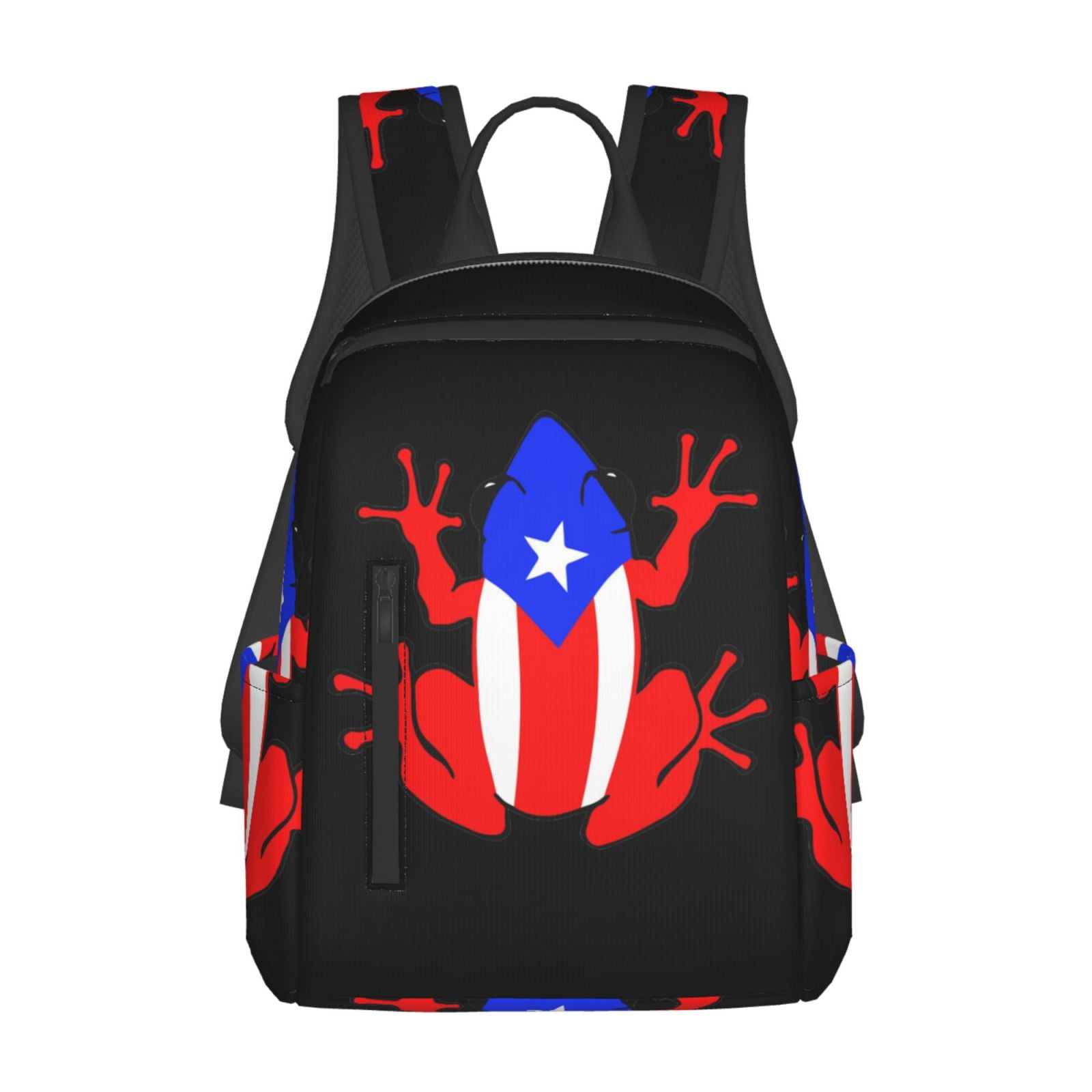Coqui Puerto Rico Taino Plain Laptop Backpack Travel Bag Casual College ...