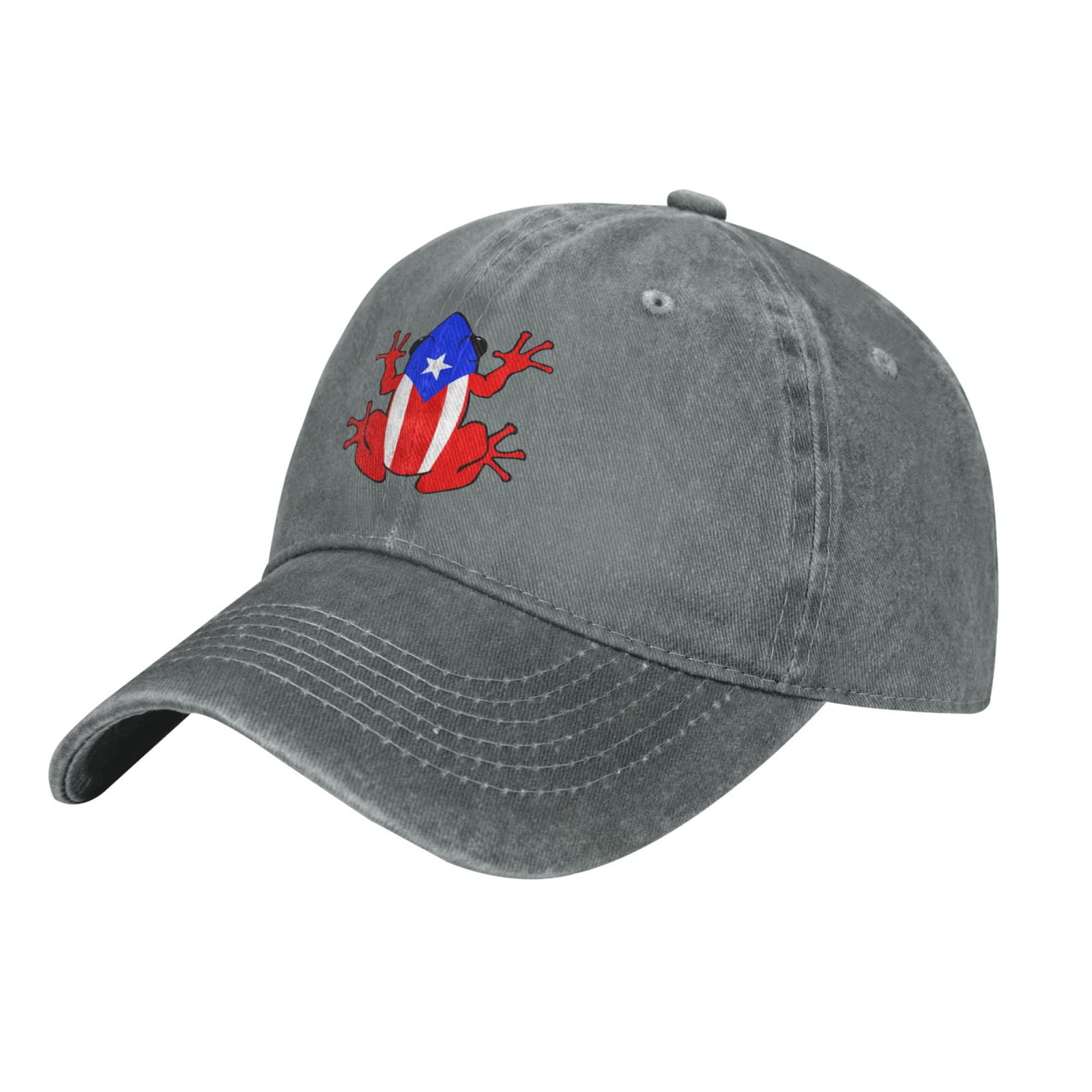 Coqui Puerto Rico Taino Plain Men Women Baseball Cap Classic Washed ...