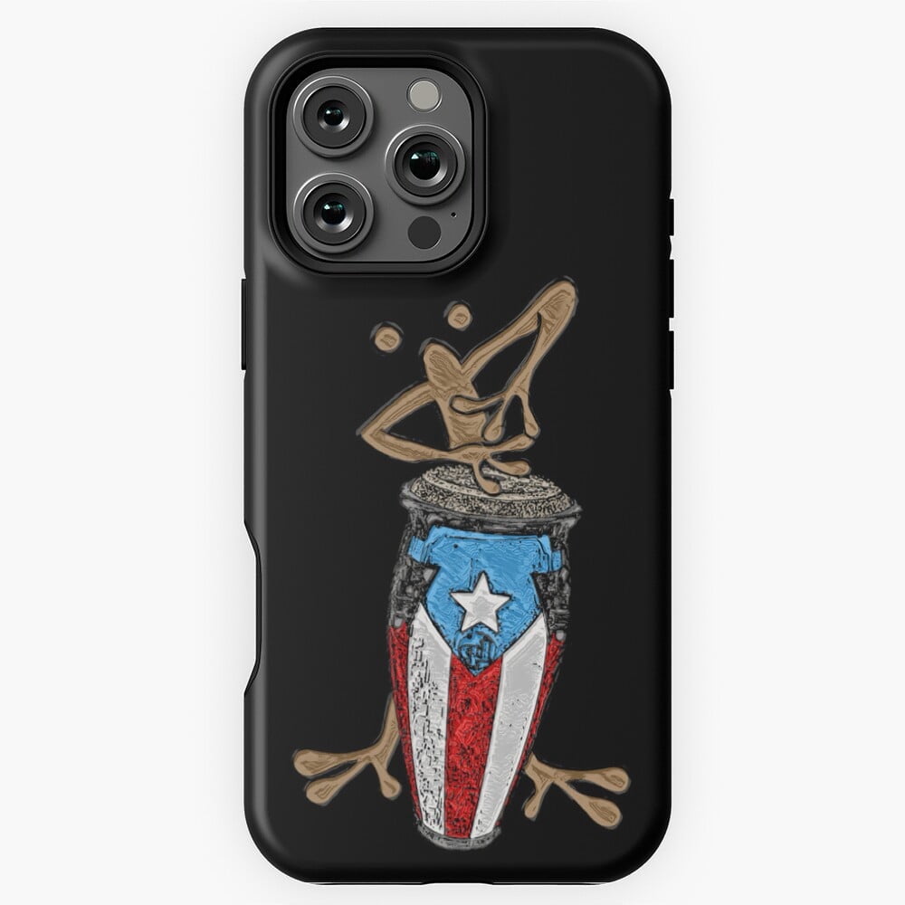 Coqui Taino Puerto Rican Flag Art Frog Boricua iPhone 11 12 13 14 15 16 ...