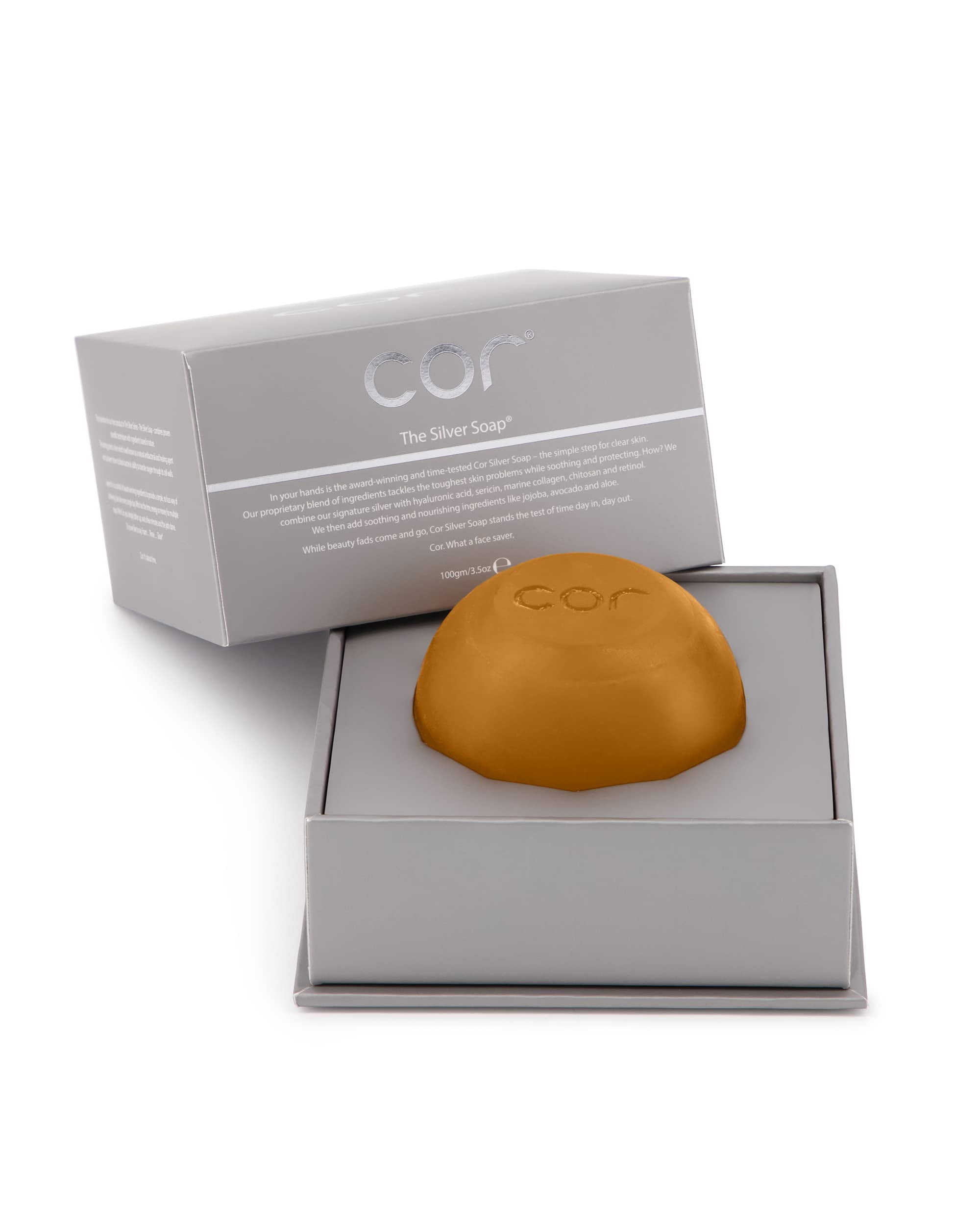 Cor Silver Soap | 100gm | Smart Skincare | Simple One Step Cleansing ...