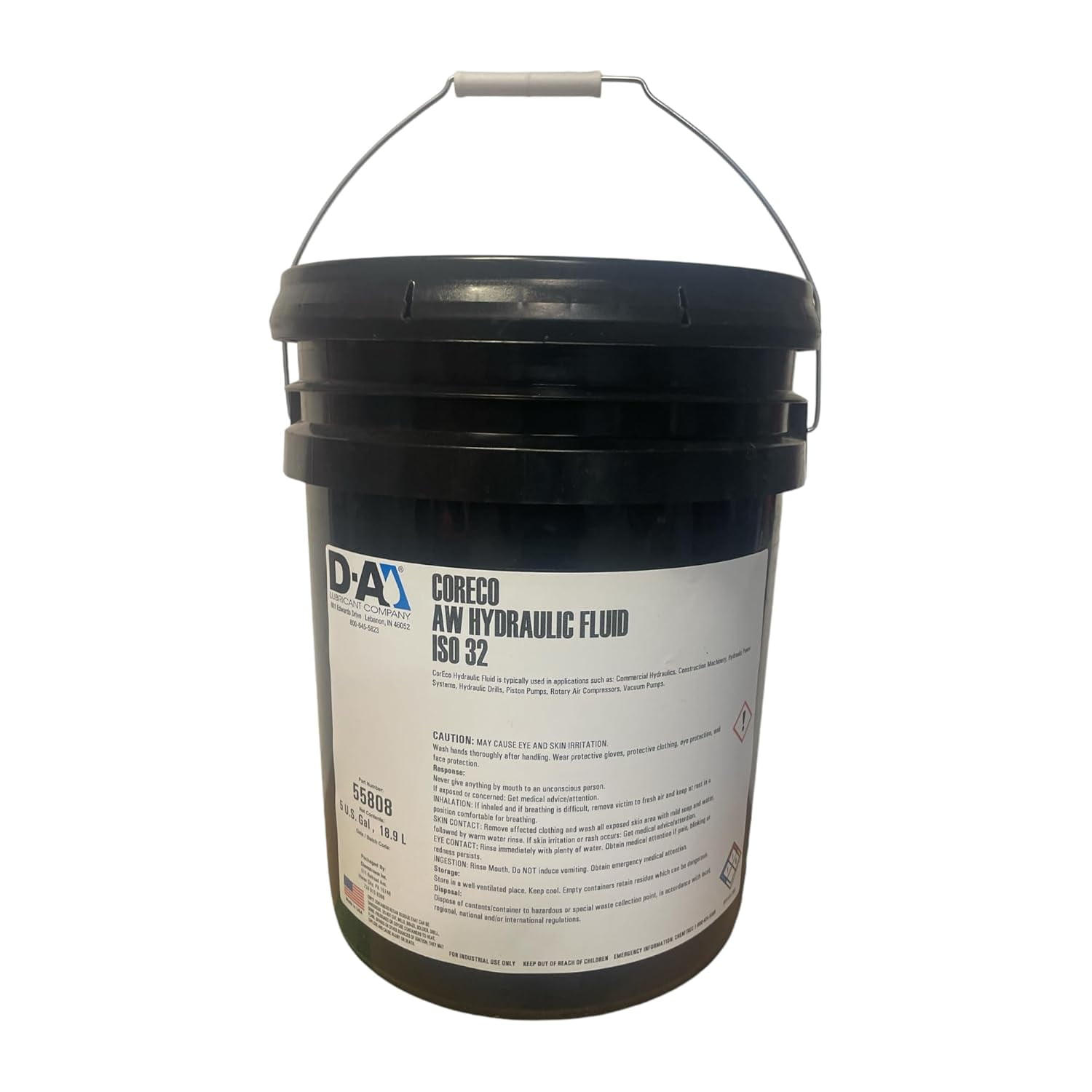 CorEco AW32 Hydraulic Fluid | 55801 | ISO 32 | Non Detergent | 5 Gal ...