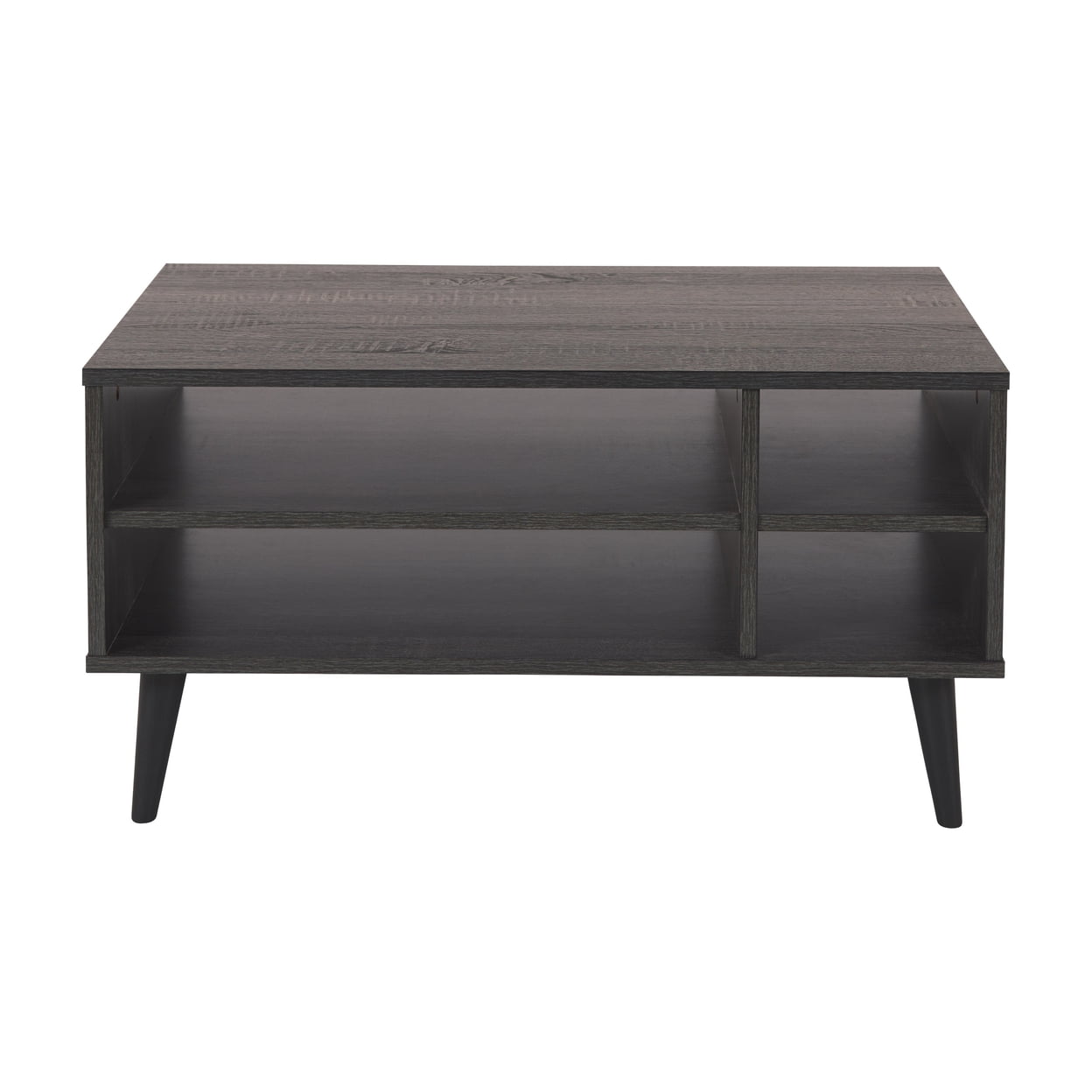 CorLiving Cole Modern Dark Gray Engineered Wood Coffee Table with ...