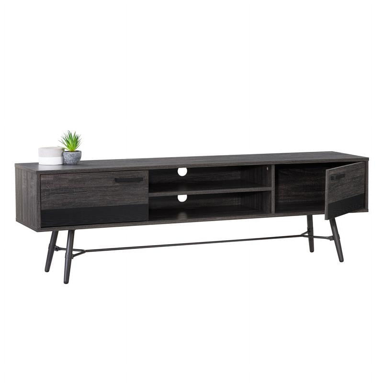 CorLiving Duotone TV Bench with Splayed Legs for TVs up to 80 ...