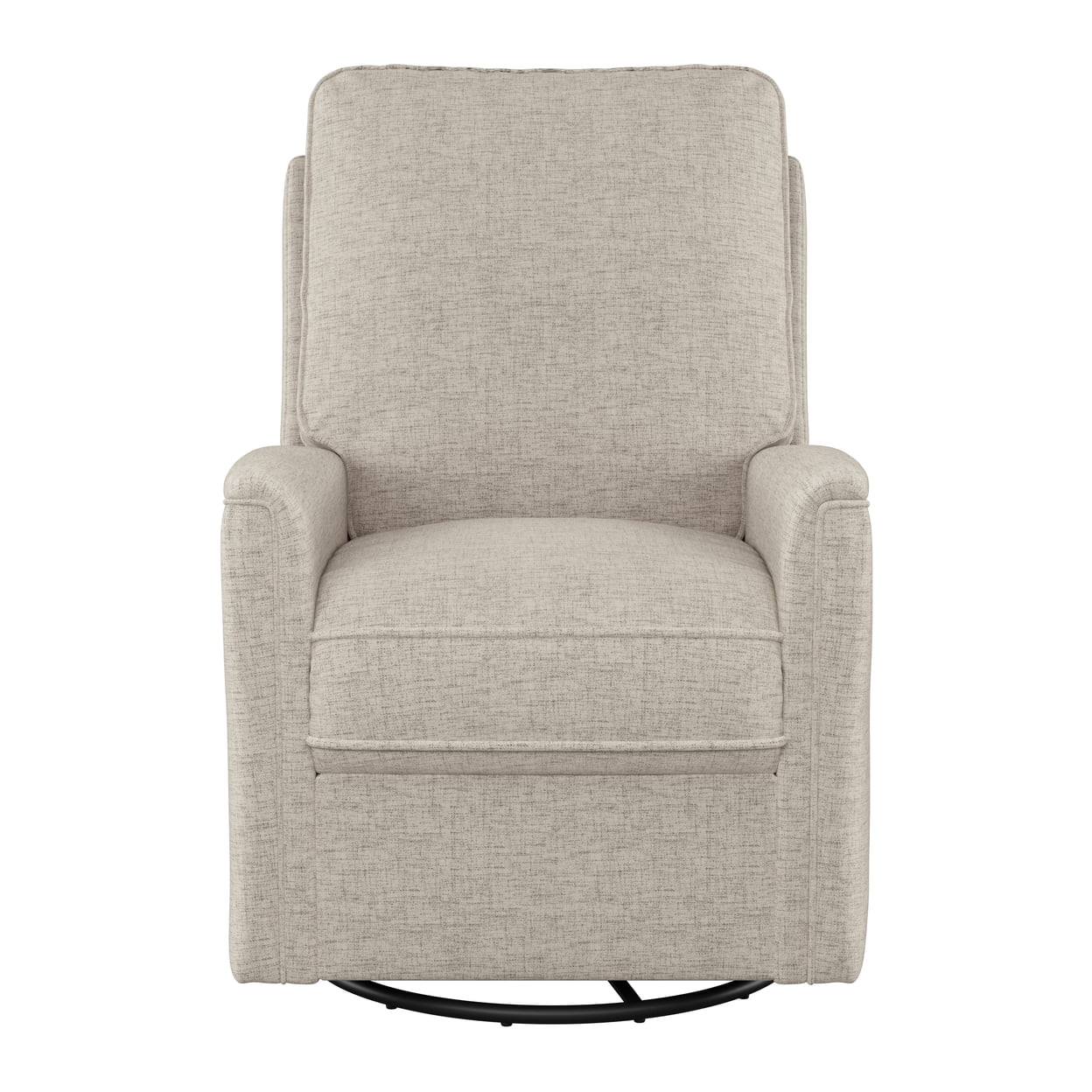CorLiving Jasmine Premium Beige Upholstered Swivel Glider Recliner ...