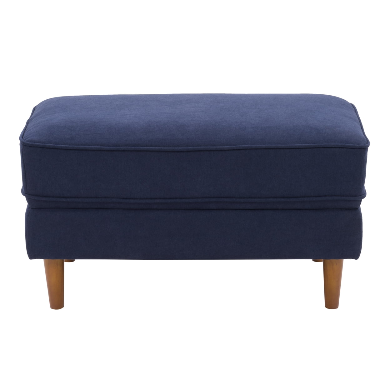 CorLiving Mulberry Versatile Mid-Century Modern Navy Blue Upholstered ...