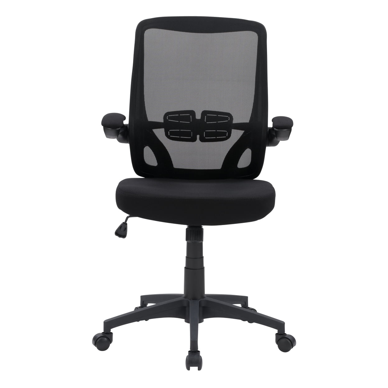 CorLiving Riley Black Ergonomic Mesh Back Adjustable Height Office ...