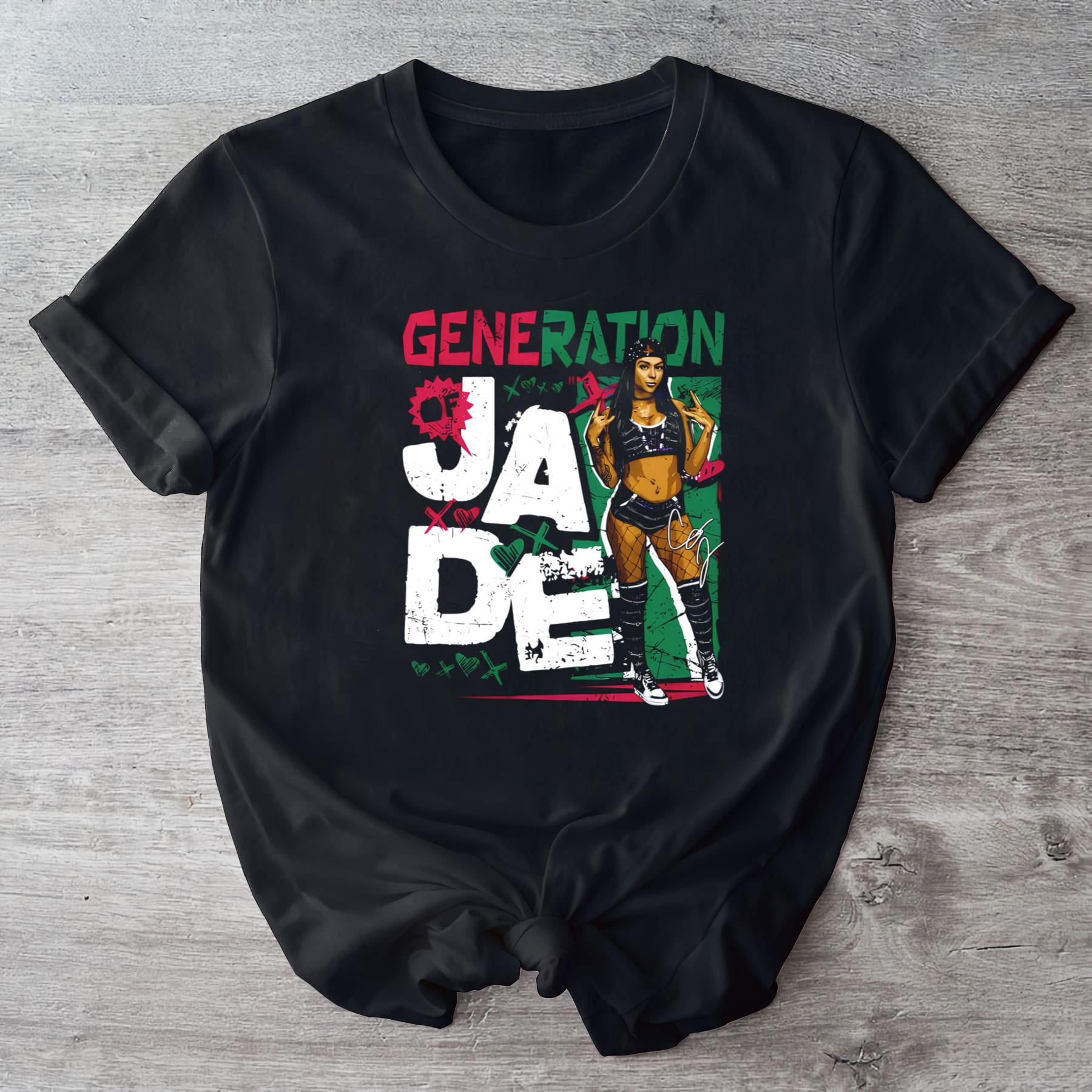 Cora Jade Generation Of Jade Black T-shirt-TH40736 - Walmart.com