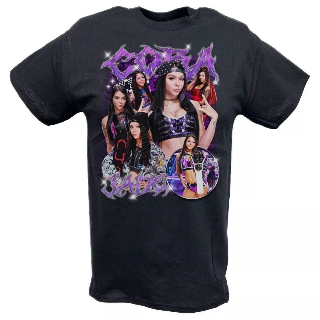 Cora Jade Purple Logo Black T-shirt - Walmart.com