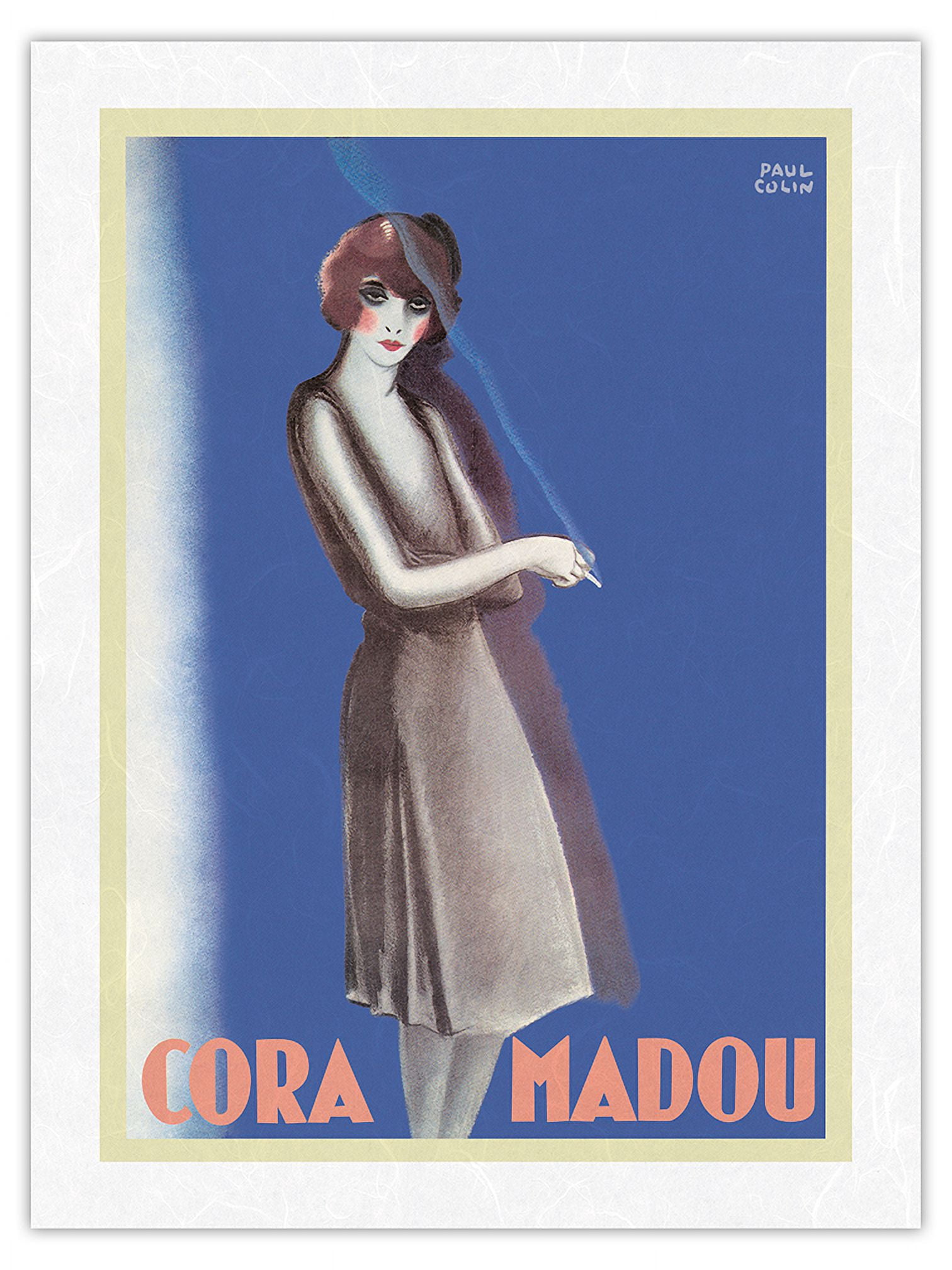 Cora Madou - Cabaret Chanteuse Singer - Vintage French Music Poster by ...