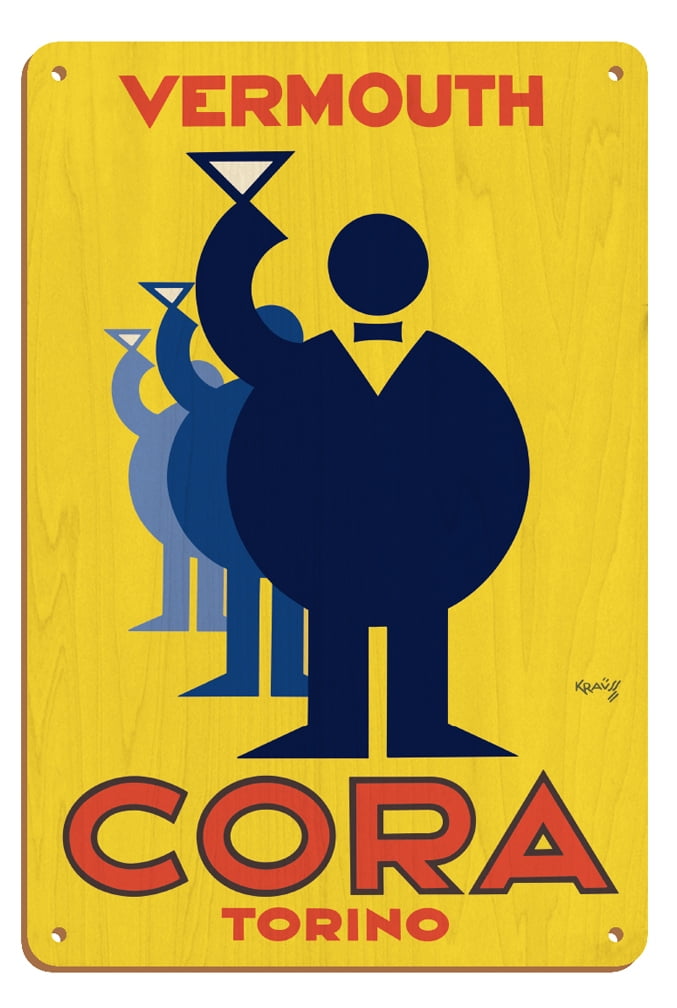 Cora Vermouth - Torino Italy - Vintage Advertising Poster by Karl ...