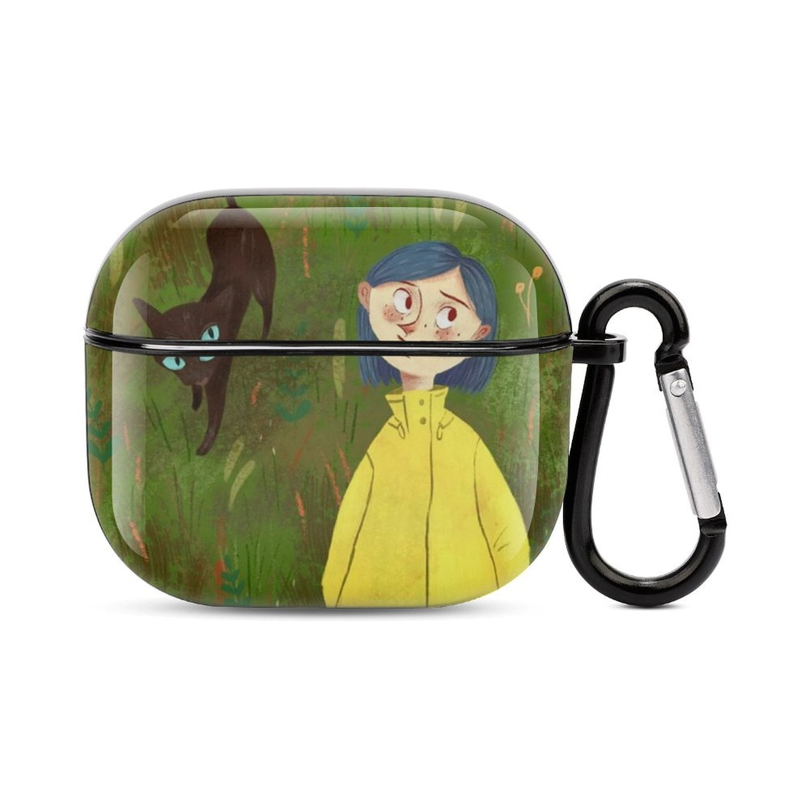 Cora_line 3D Printed Bluetooth Earbuds Case Cover for AirPods 3rd Generation, Cute PC Hard Shell ...