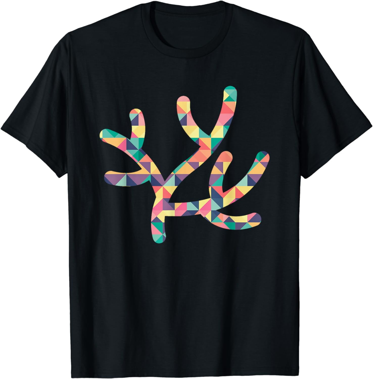 Coral Abstract Color Summer Polyp Reef Lover Girl Gift T-Shirt ...