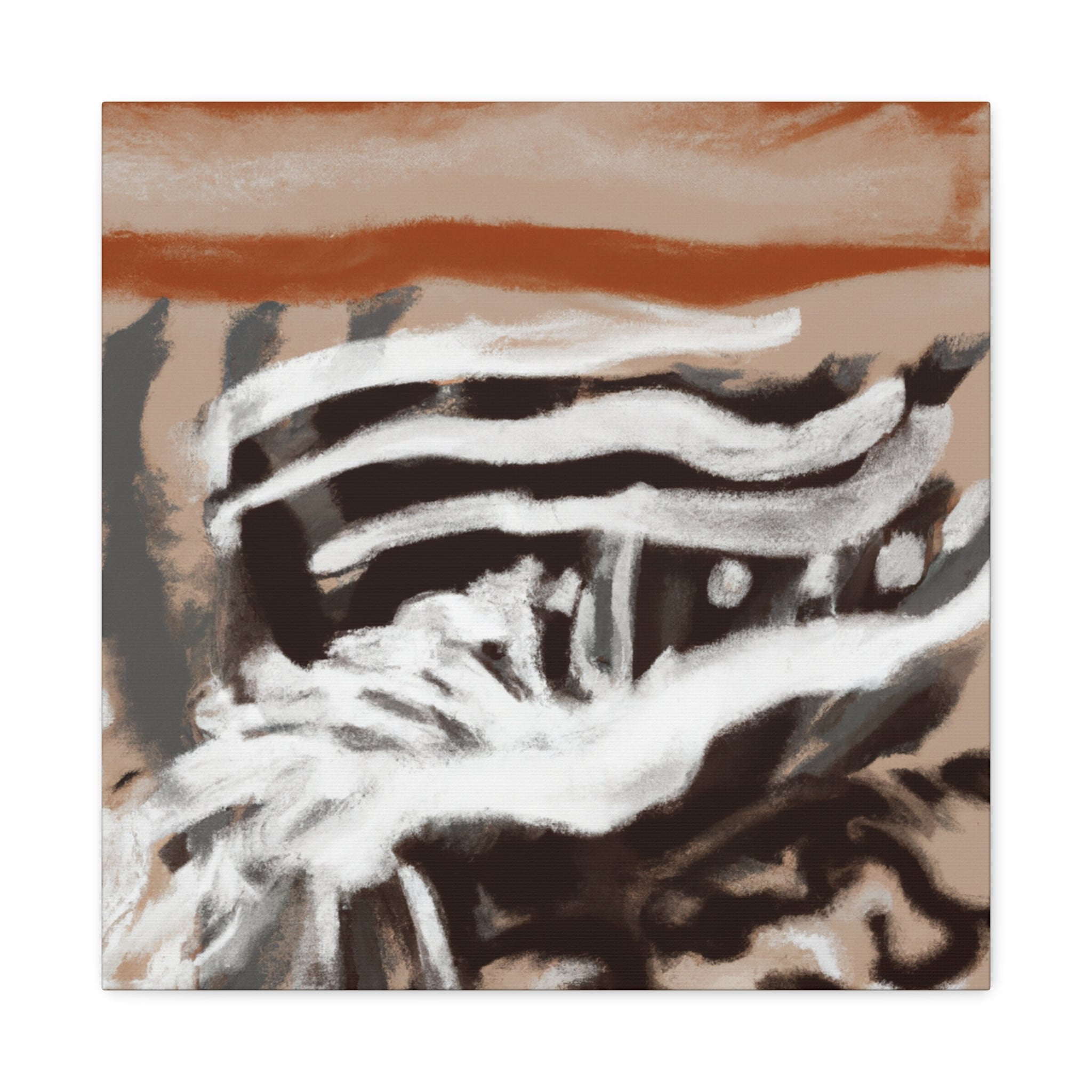 Coral Abstraction Emblem - Canvas - Walmart.com