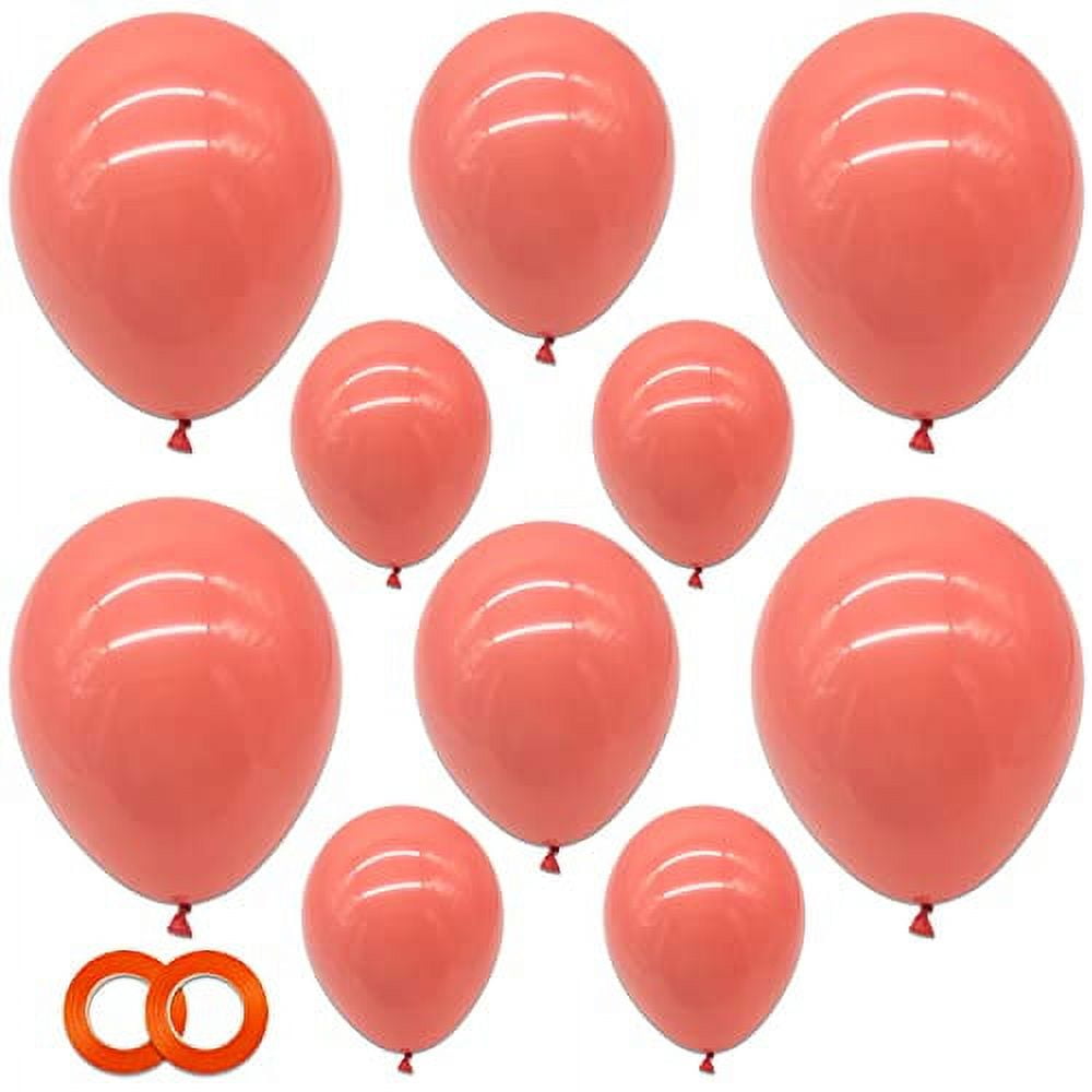 Coral Balloons,3 Different Sizes 77 Pack Coral Balloons 12 Inch,5 Inch ...