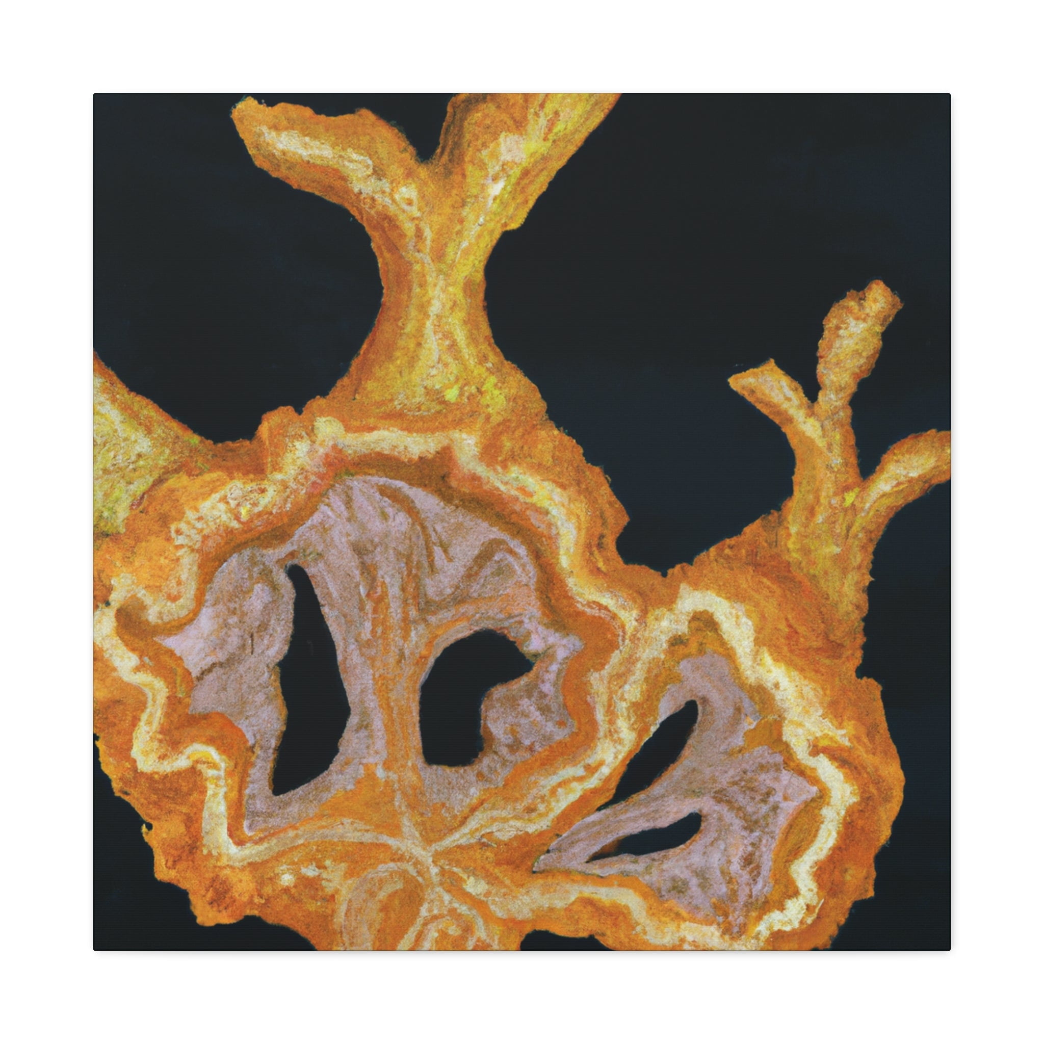 Coral Baroque Splendor - Canvas - Walmart.com