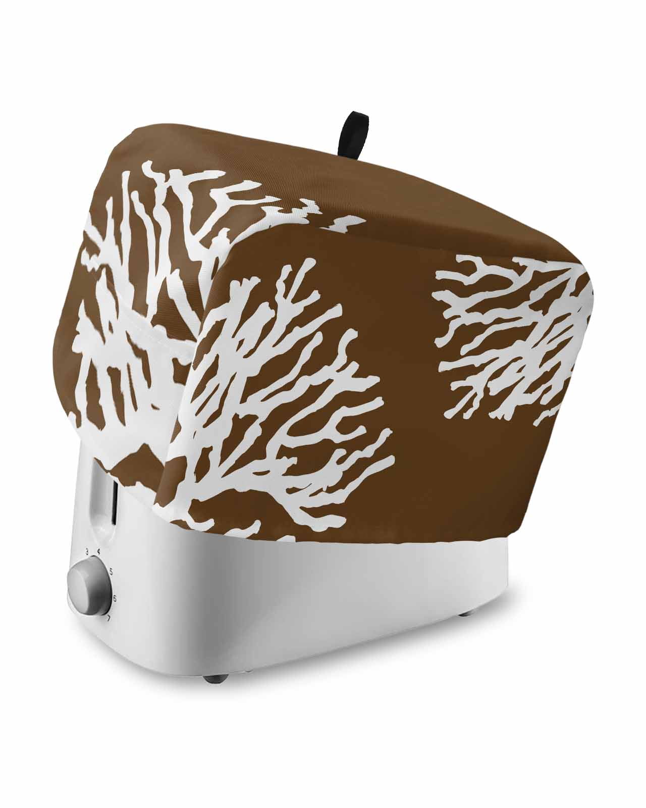 Coral Brown Small Toaster Cover 2 Slice, Kitchen Appliance Covers ...