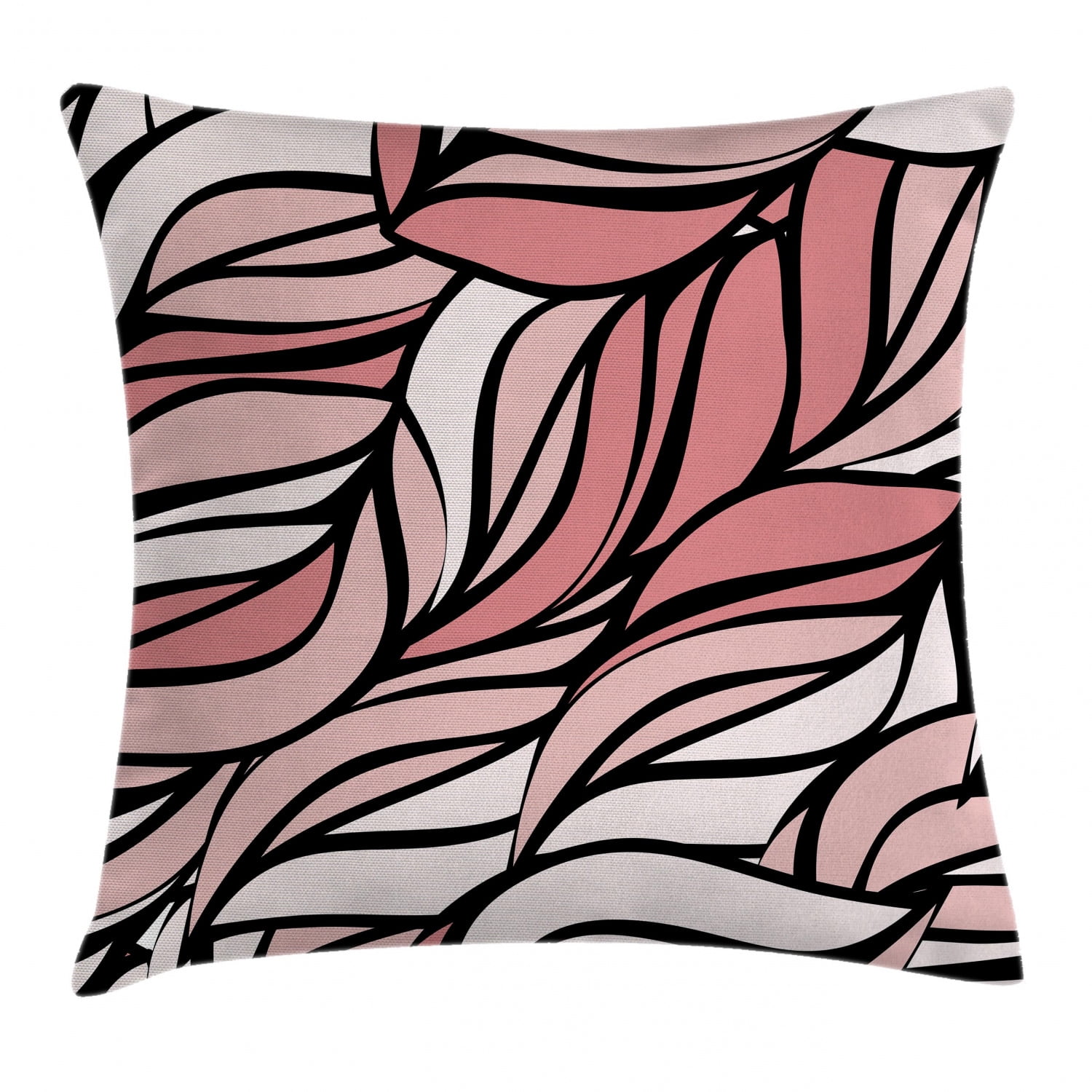 Coral Decor Throw Pillow Cushion Cover, Digital Curving Mix Twisted ...