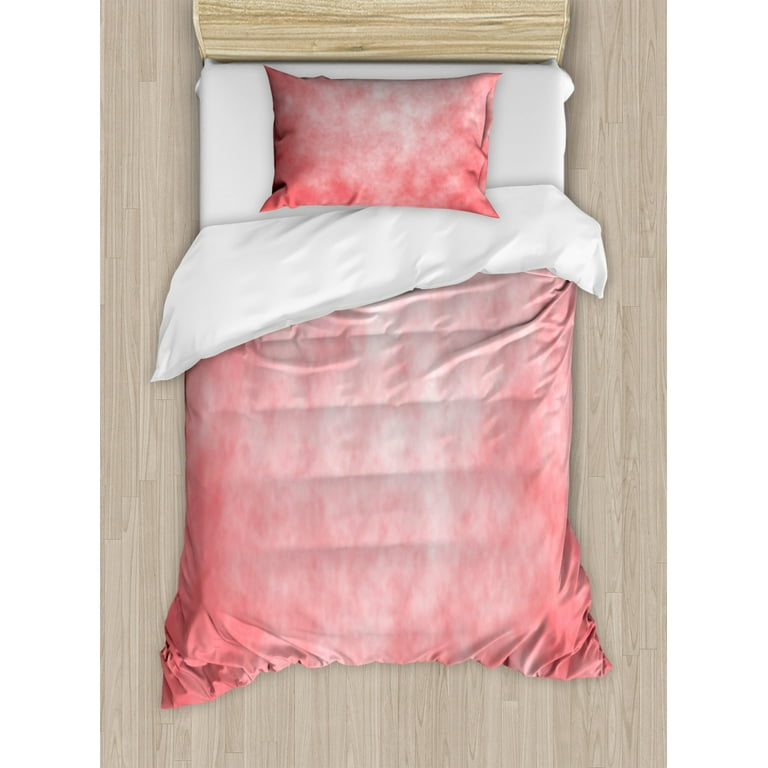 salmon colored bedding