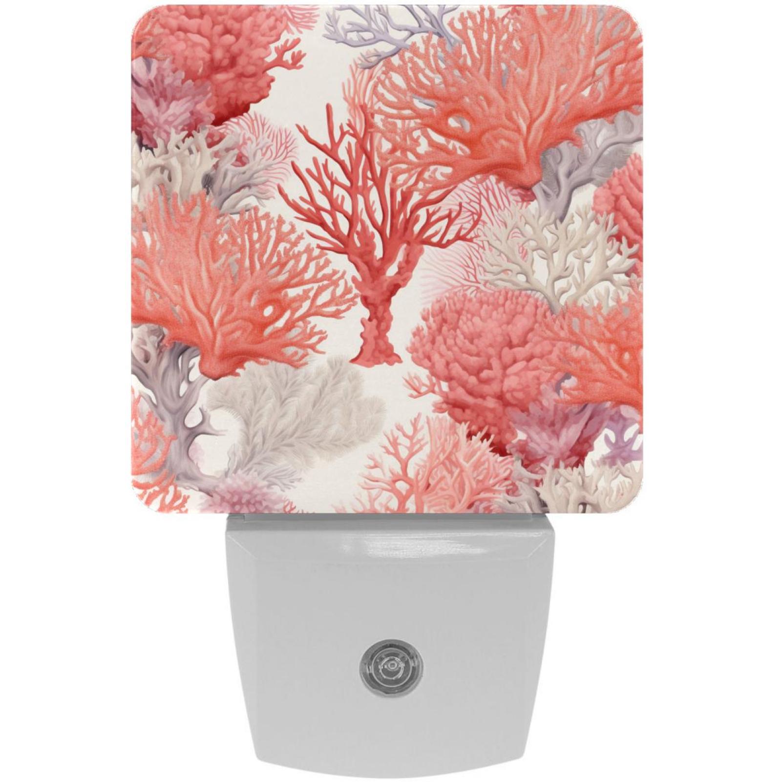 Coral Enhance Your Space with LED Square Night Lights - Versatile ...
