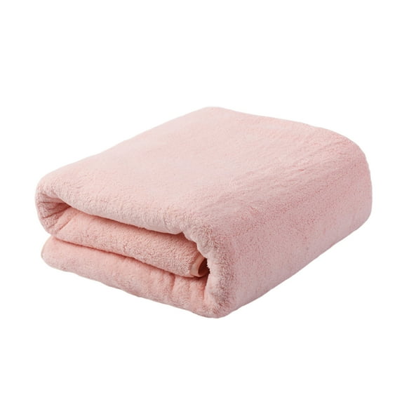 Coral Fleece Bath Towel Ultra Soft Highly Absorbent Large Bath Sheet ...
