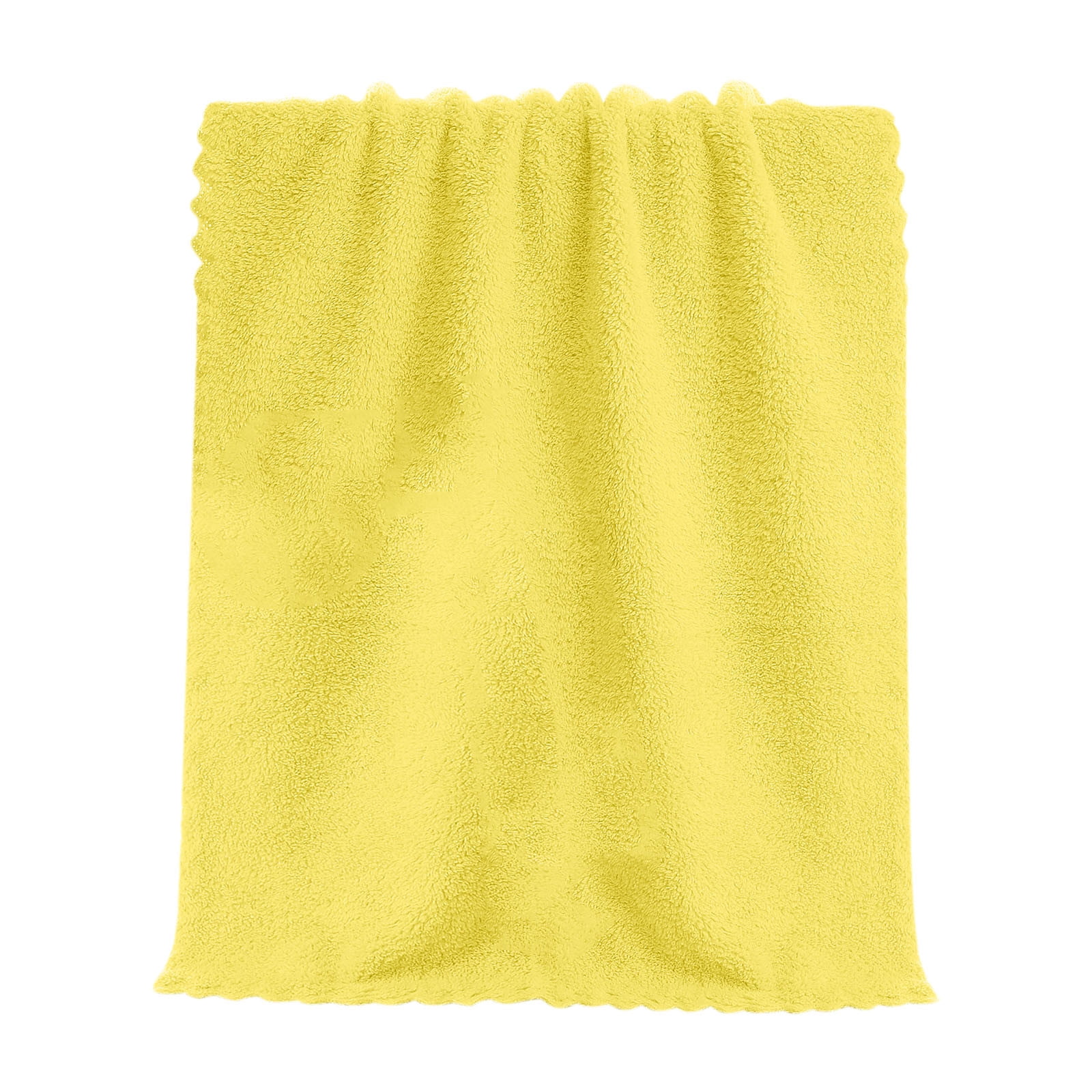 Coral Fleece Face Towel, Super Soft and Absorbent Plain Washcloth for ...