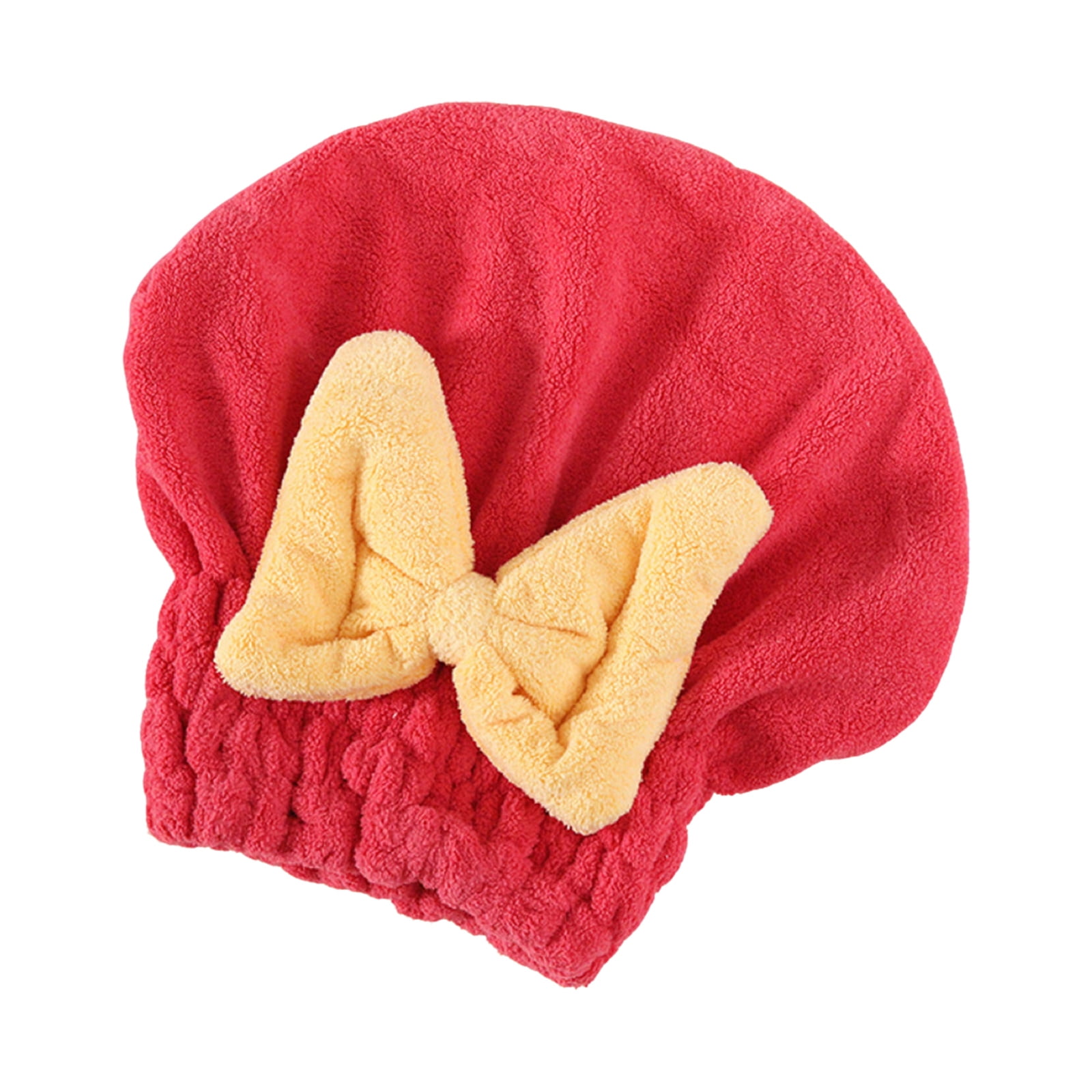 Coral Fleece Hair Drying Cap For Women, Thickened, Super Absorbent, And ...