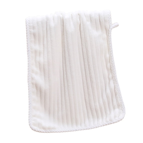 Coral Fleece Hand Towel,Soft Absorbent Hanging Towel,Quick Dry Thick ...