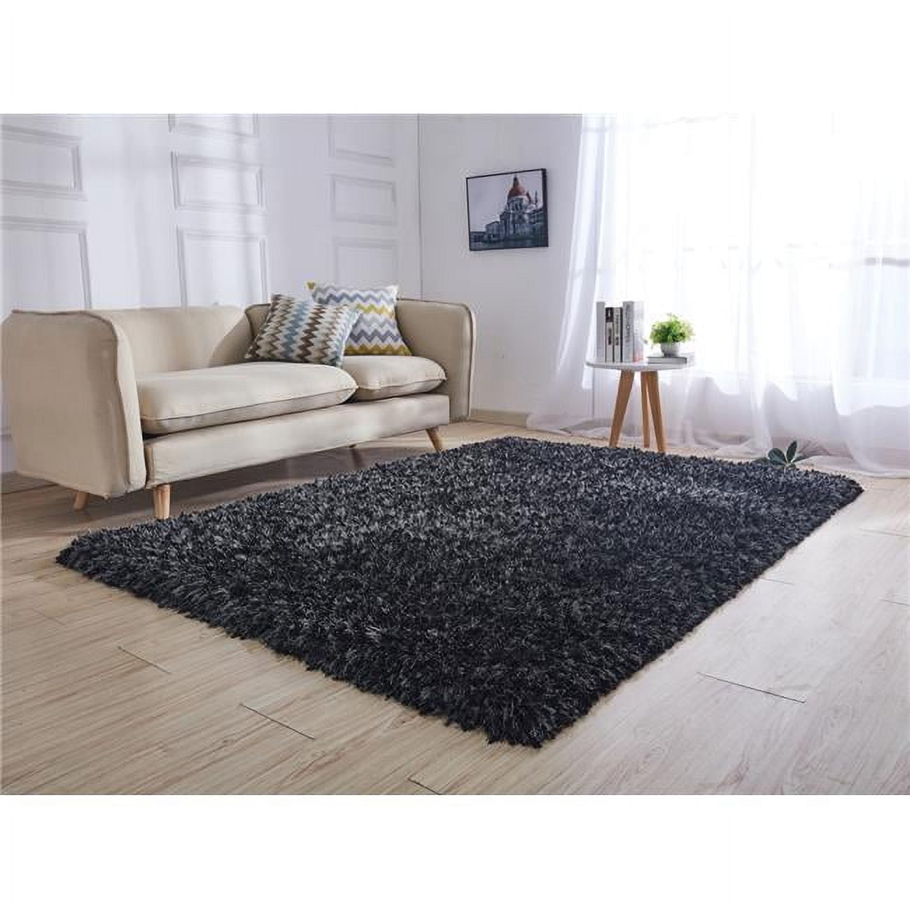 "Coral " Hand Tufted Shag Area Rug - Walmart.com