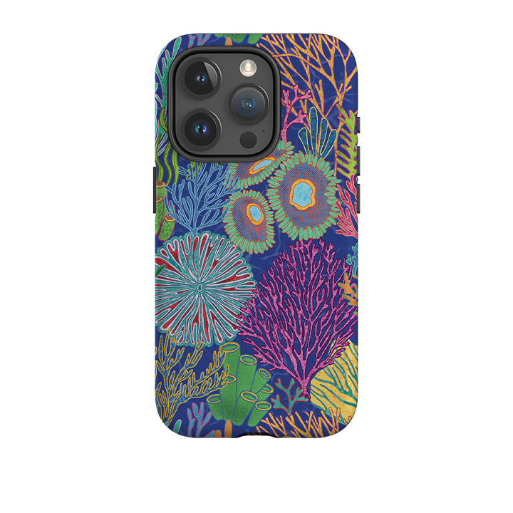Coral II by Natalie Pedetti Prack Phone Case for iPhone 16 15 14 13 12 ...