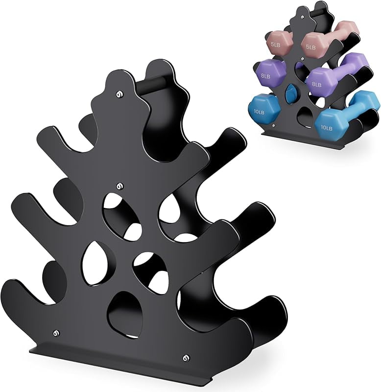 Coral-Inspired Dumbbell Rack Stand (No weights included), A-Frame ...