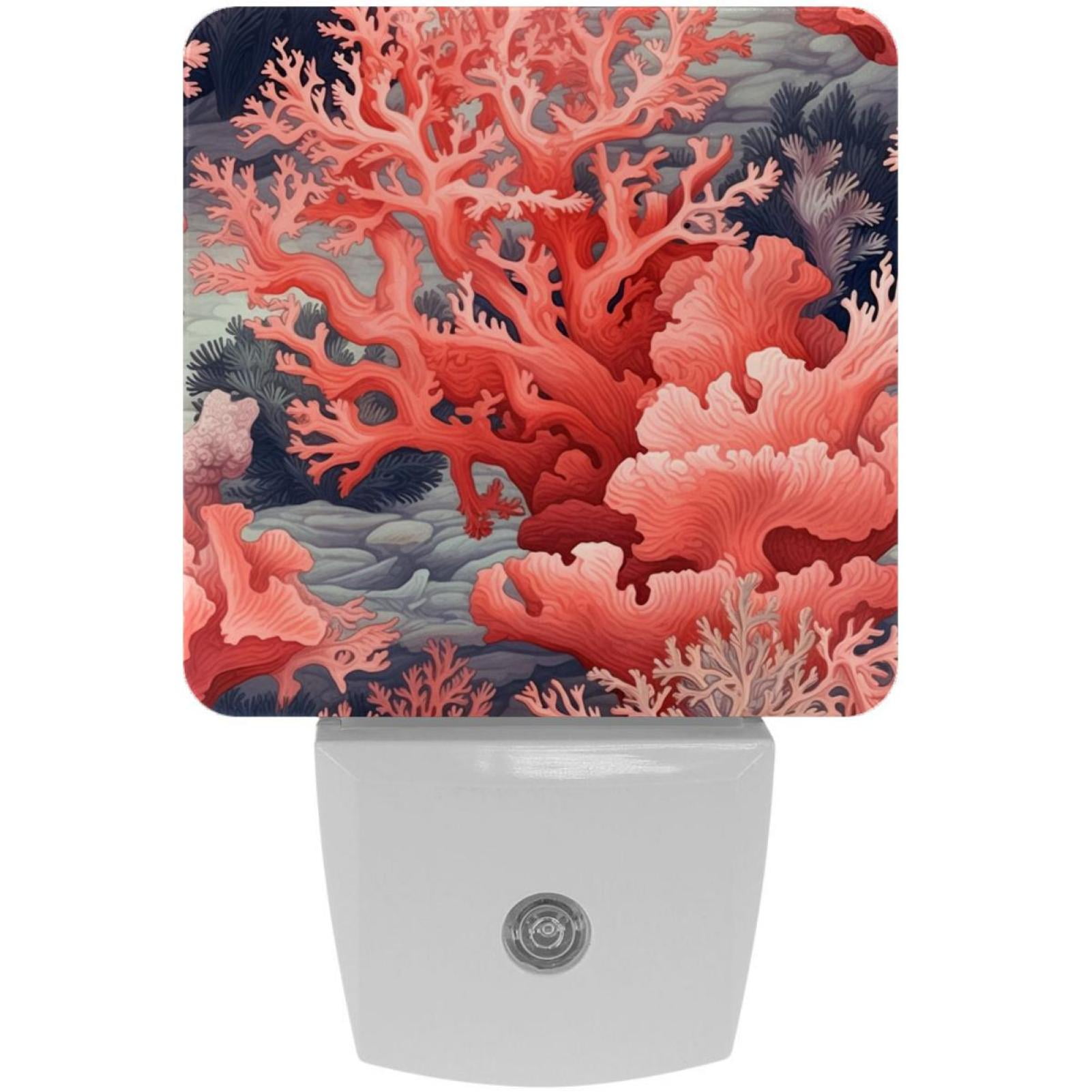 Coral LED Square Night Light - Energy Efficient and Stylish ...