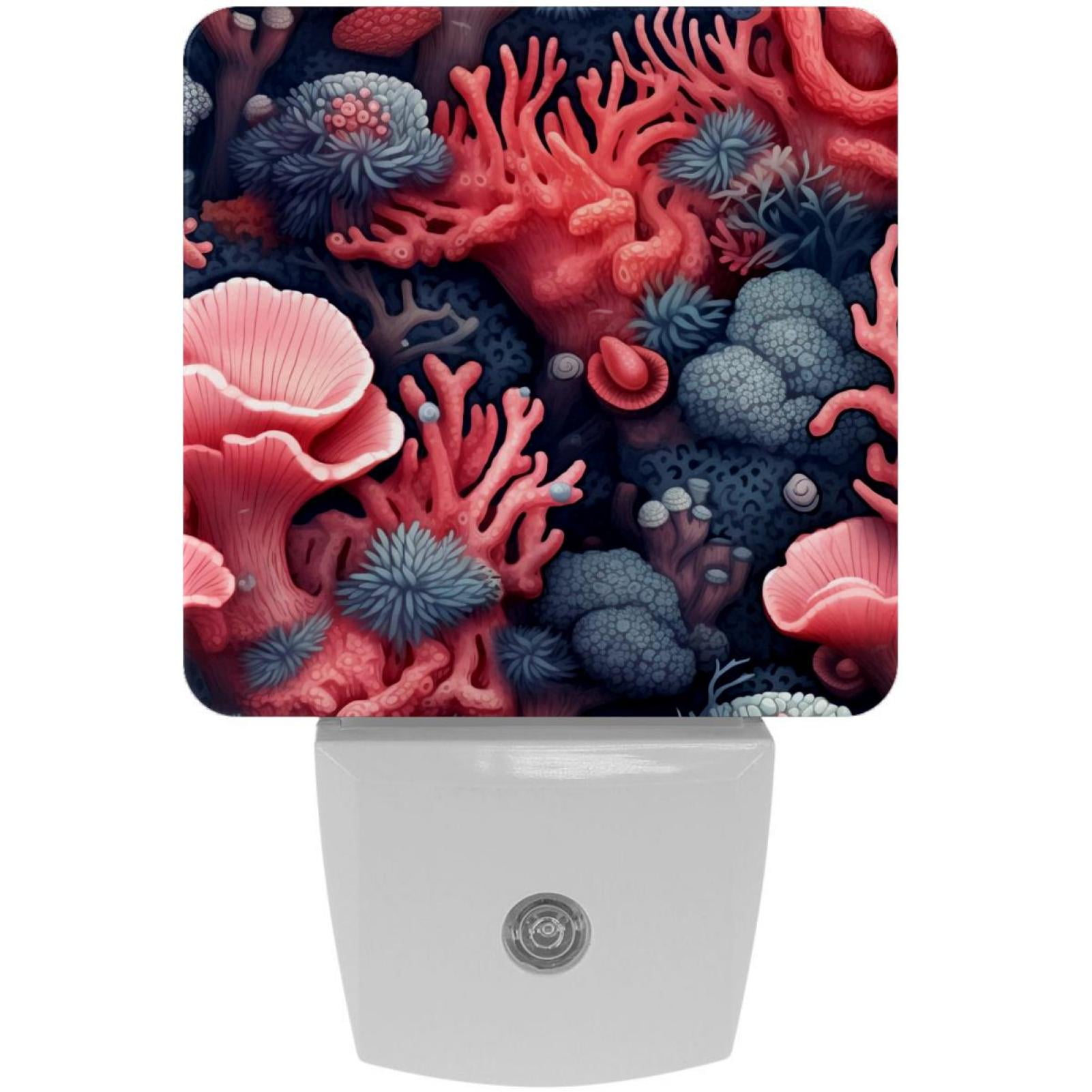 Coral LED Square Night Light - Energy Efficient and Stylish ...