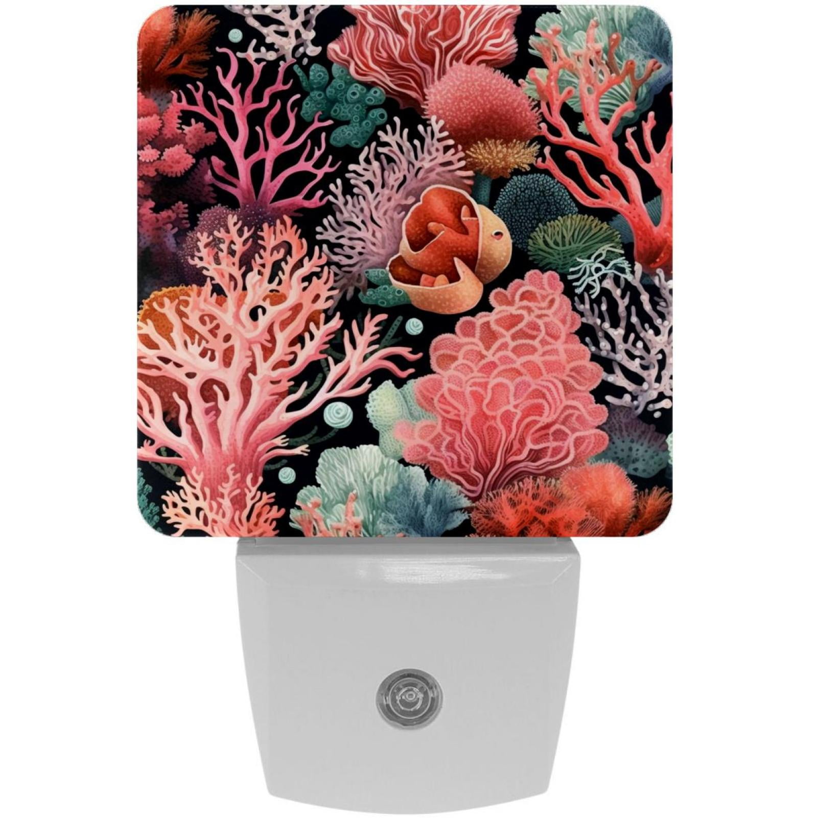 Coral LED Square Night Light - Energy Efficient and Stylish ...