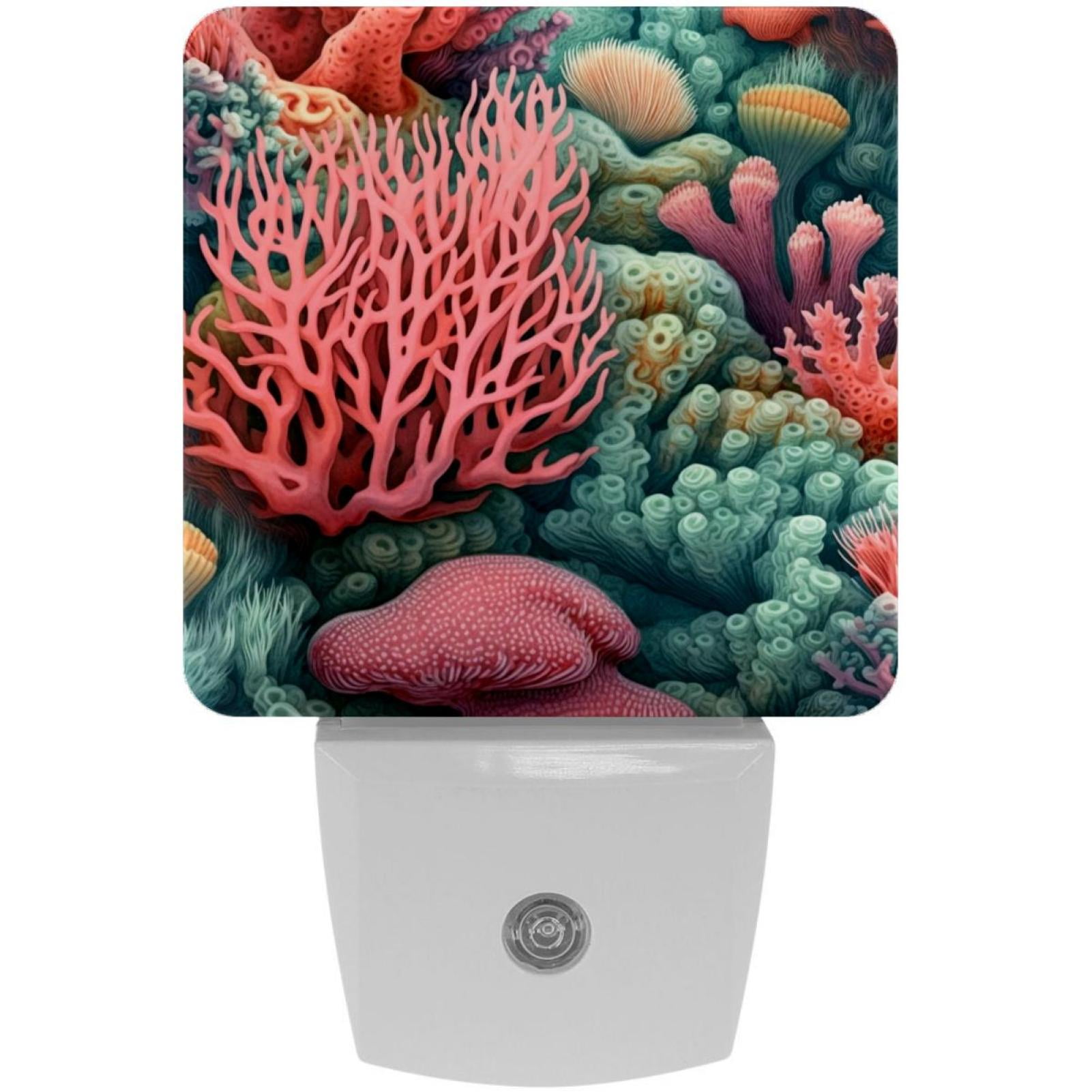 Coral LED Square Night Lights - Elegant and Energy Efficient Lighting ...