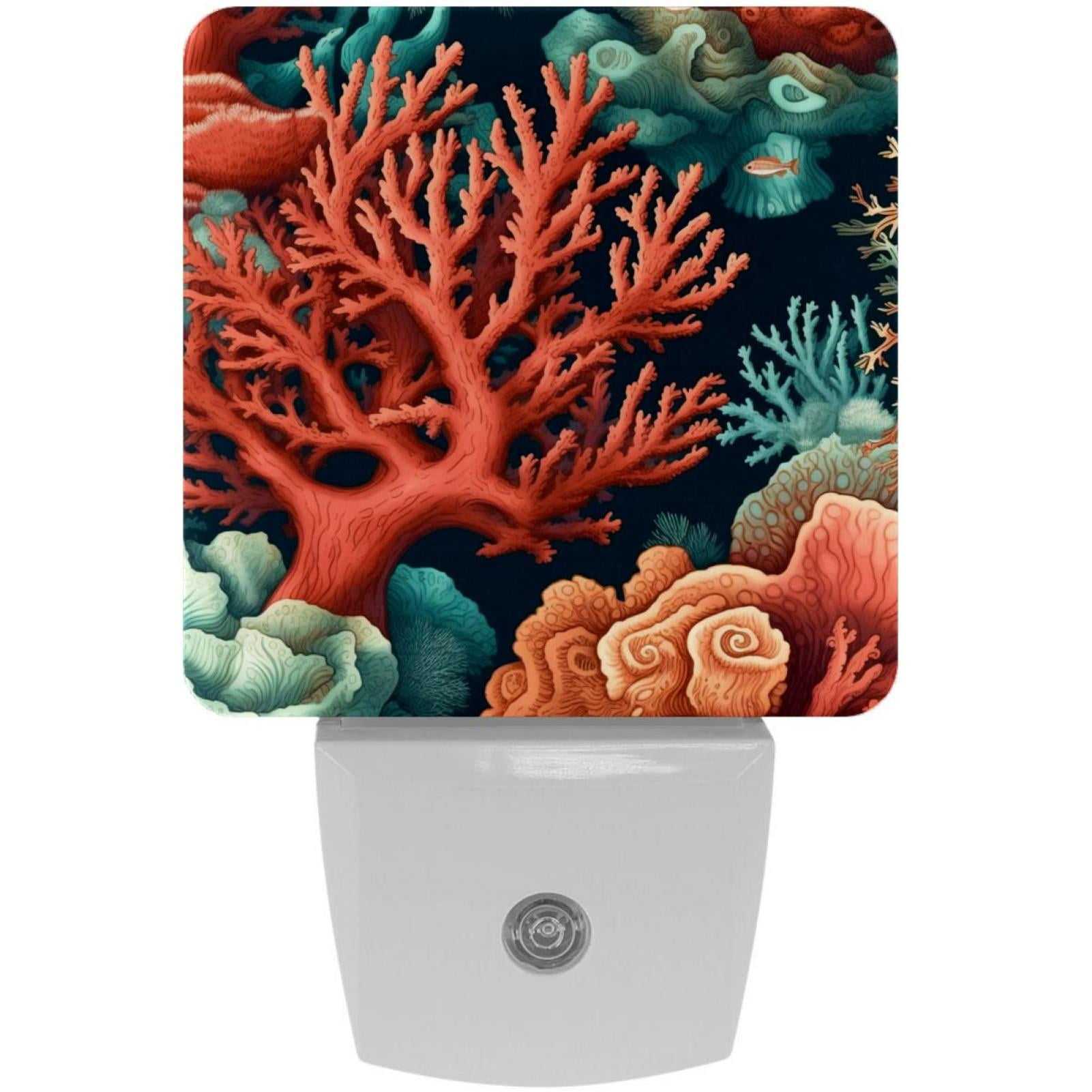Coral LED Square Night Lights - Elegant and Energy Efficient Lighting ...