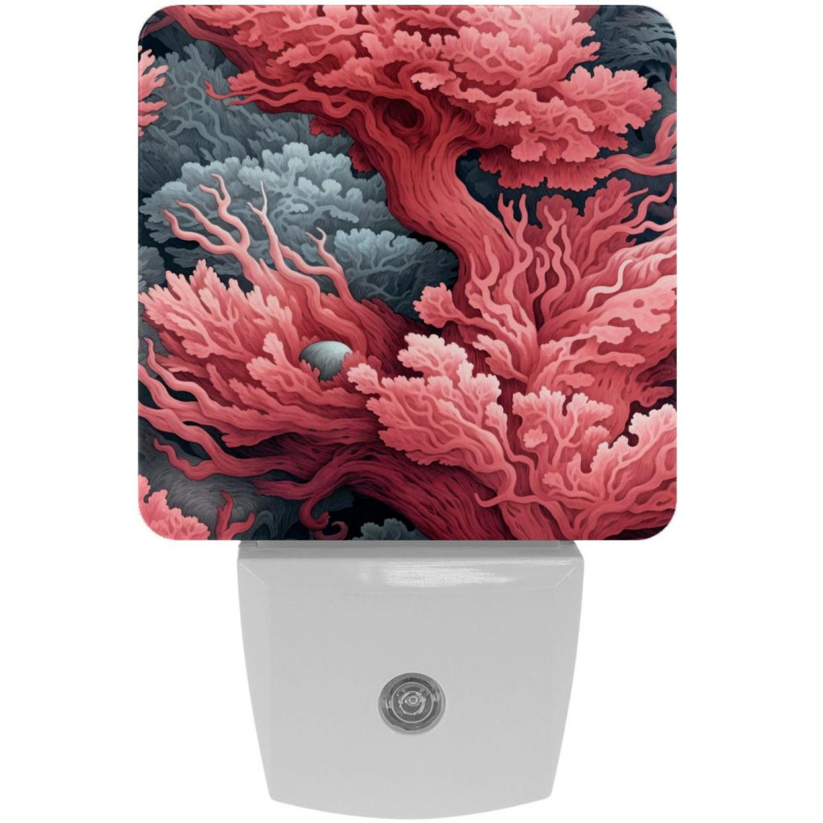 Coral LED Square Night Lights - Energy Efficient and Stylish Room ...