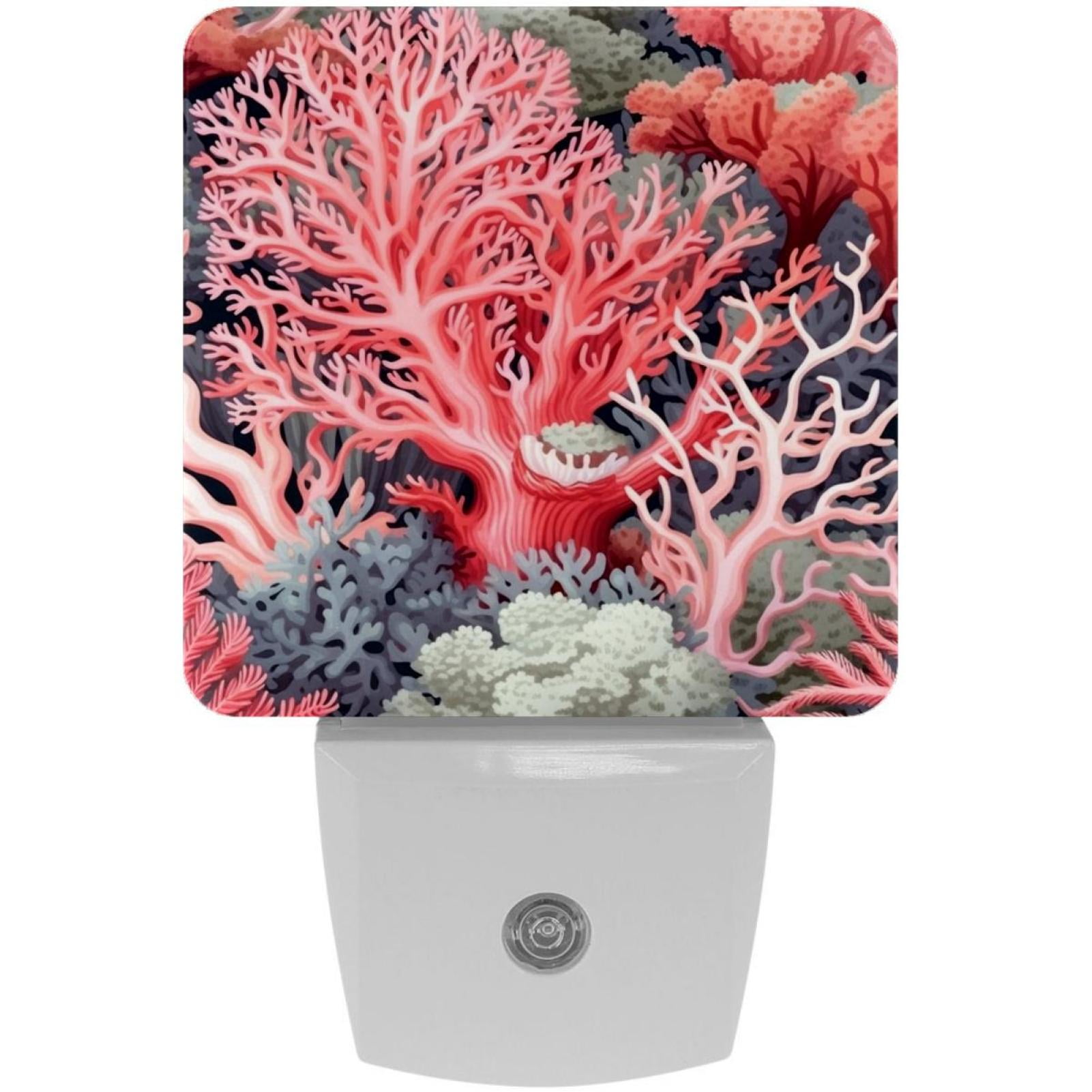 Coral LED Square Night Lights - Stylish and Convenient Illumination for ...