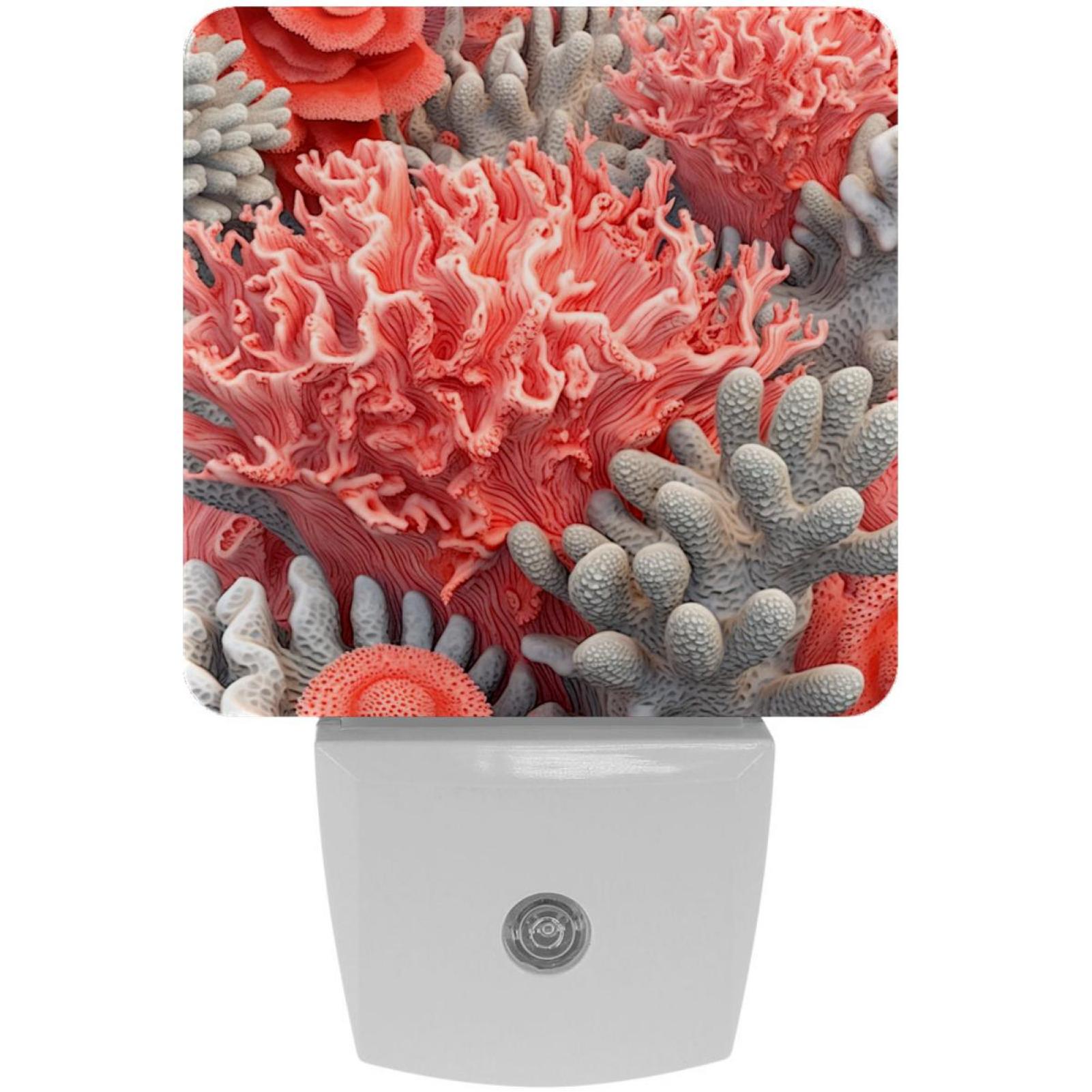 Coral LED Square Night Lights - Stylish and Energy-Efficient ...