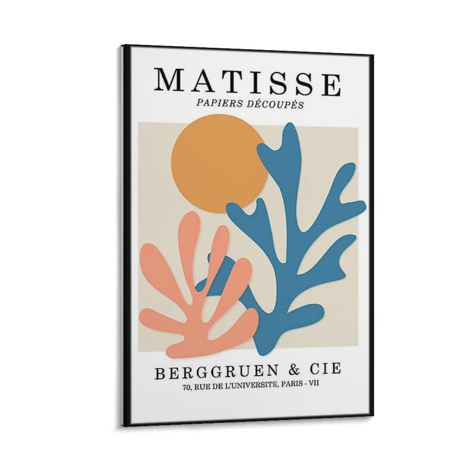 Coral Leaf Abstract Sun by Henri Matisse Posters Posters Art Print Wall ...