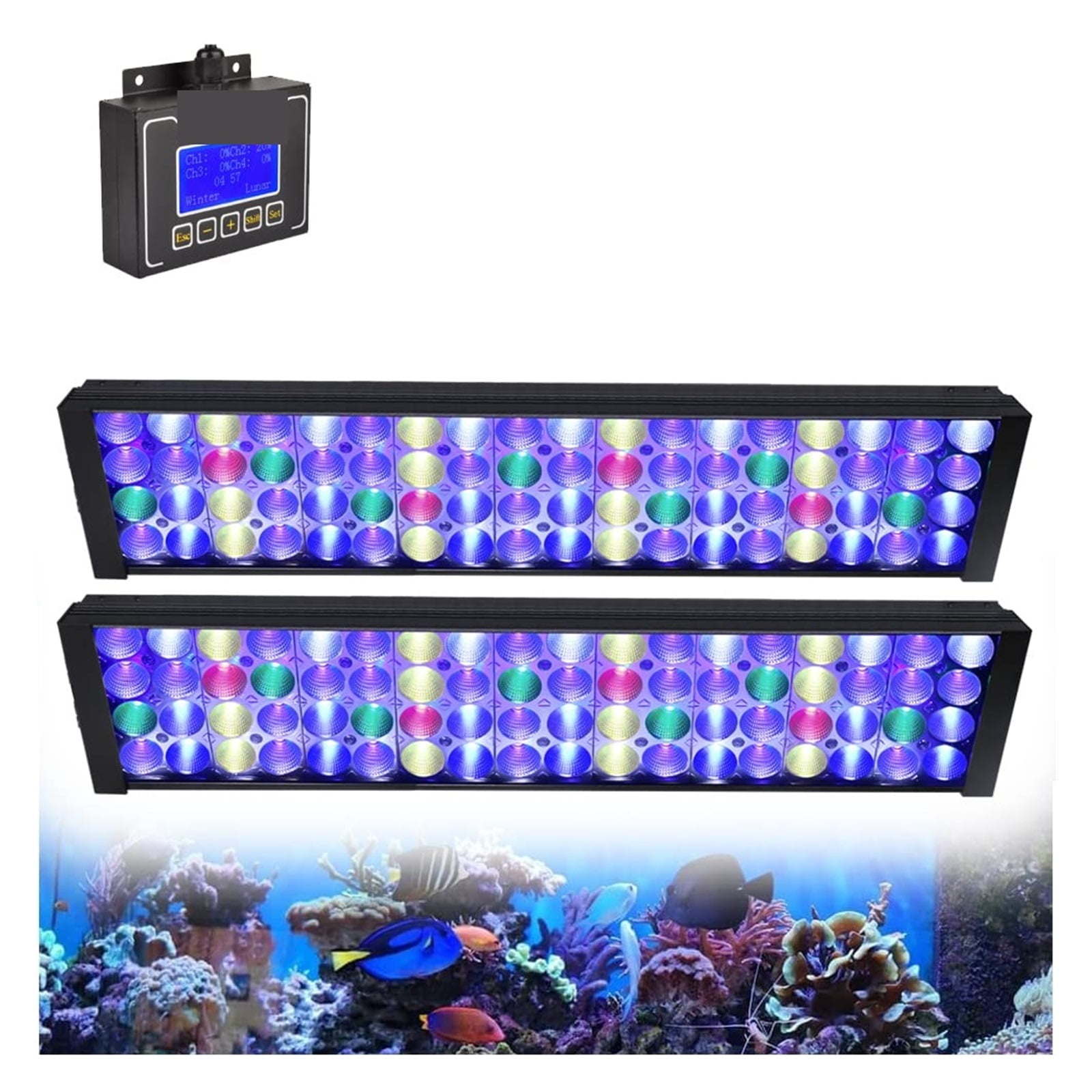 Coral Lights For Aquarium Marine Aquarium Lamp Coral Reef Led Fishing ...